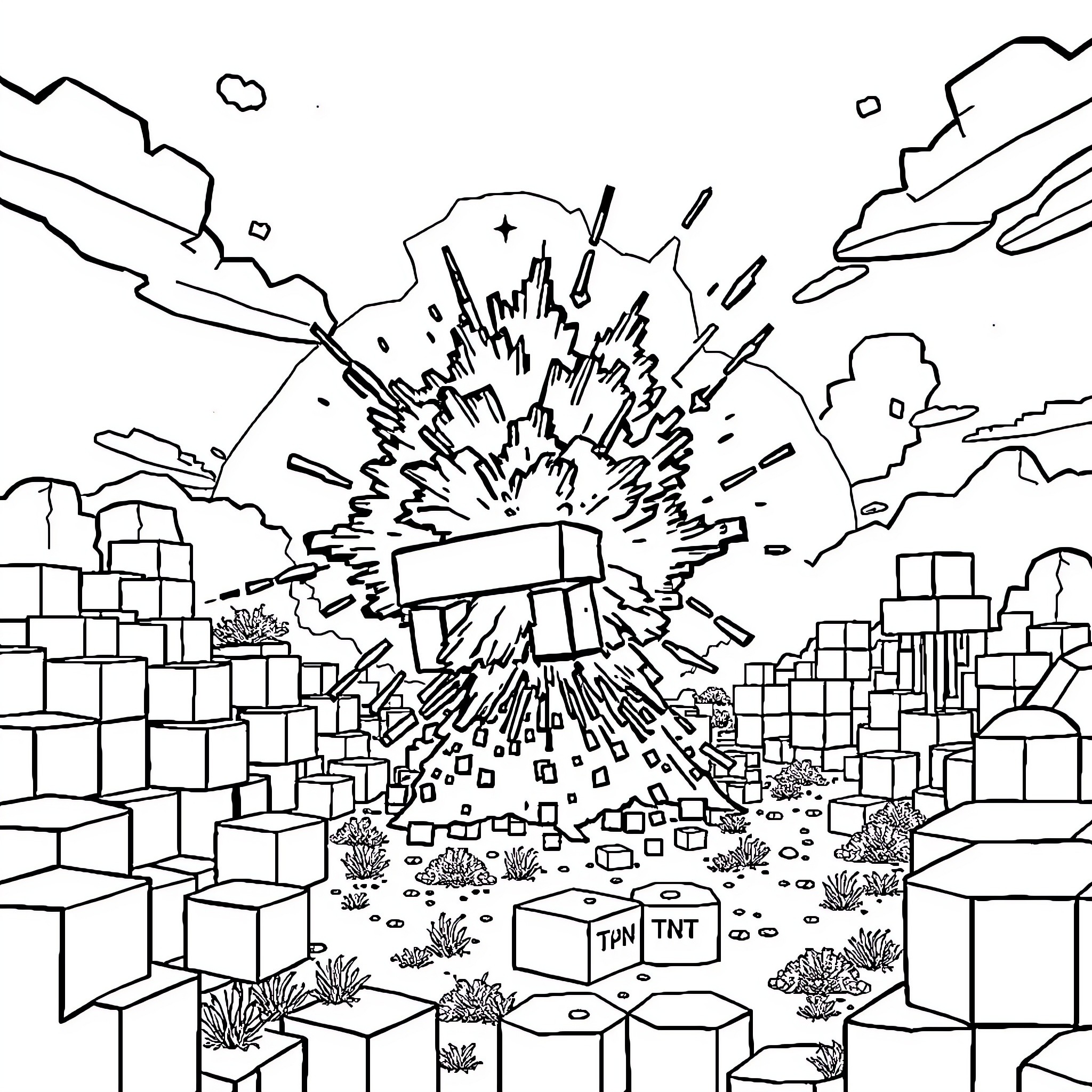 Best TNT Coloring Pages (Free Printable PDF)