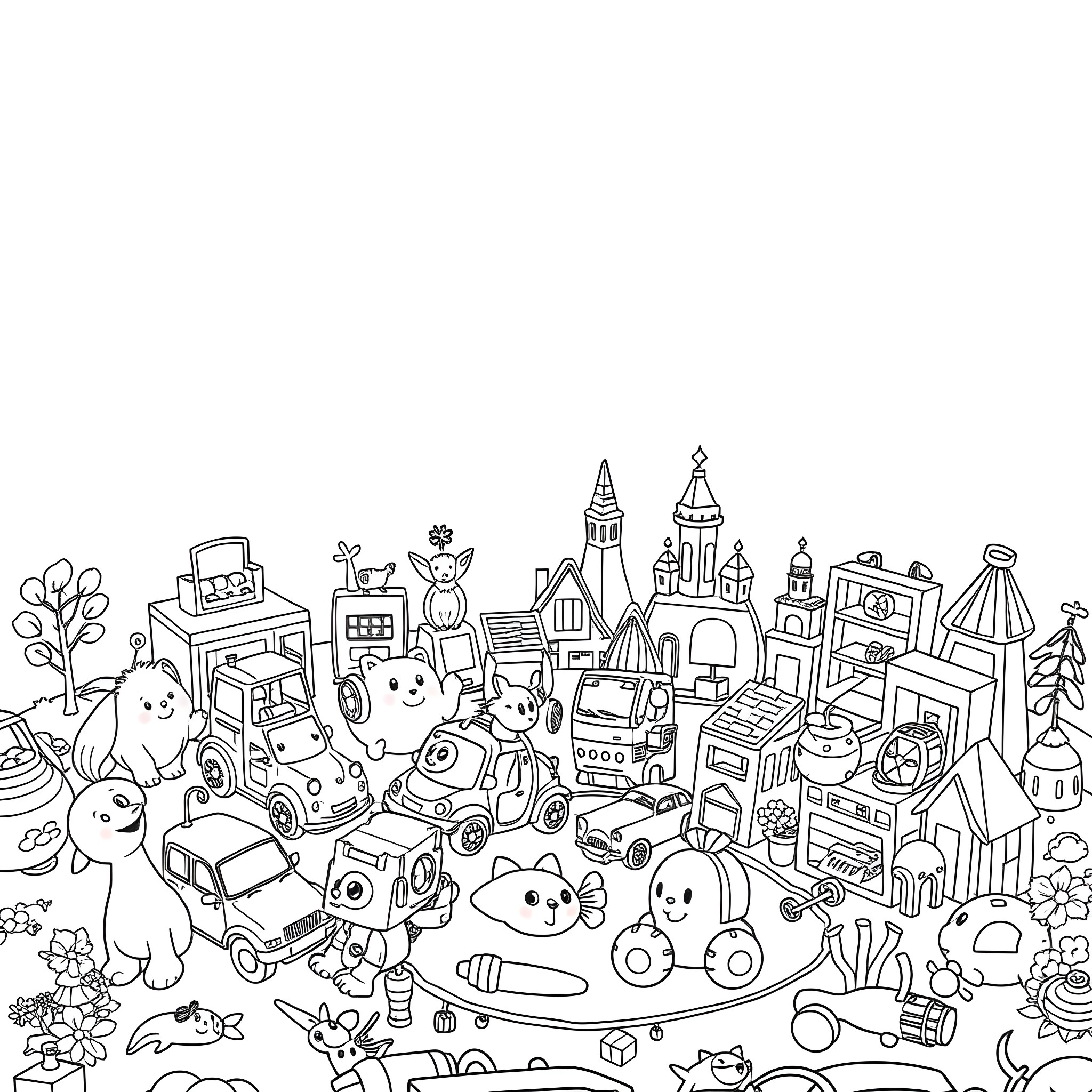 Best Toy Coloring Pages (Free Printable PDF)