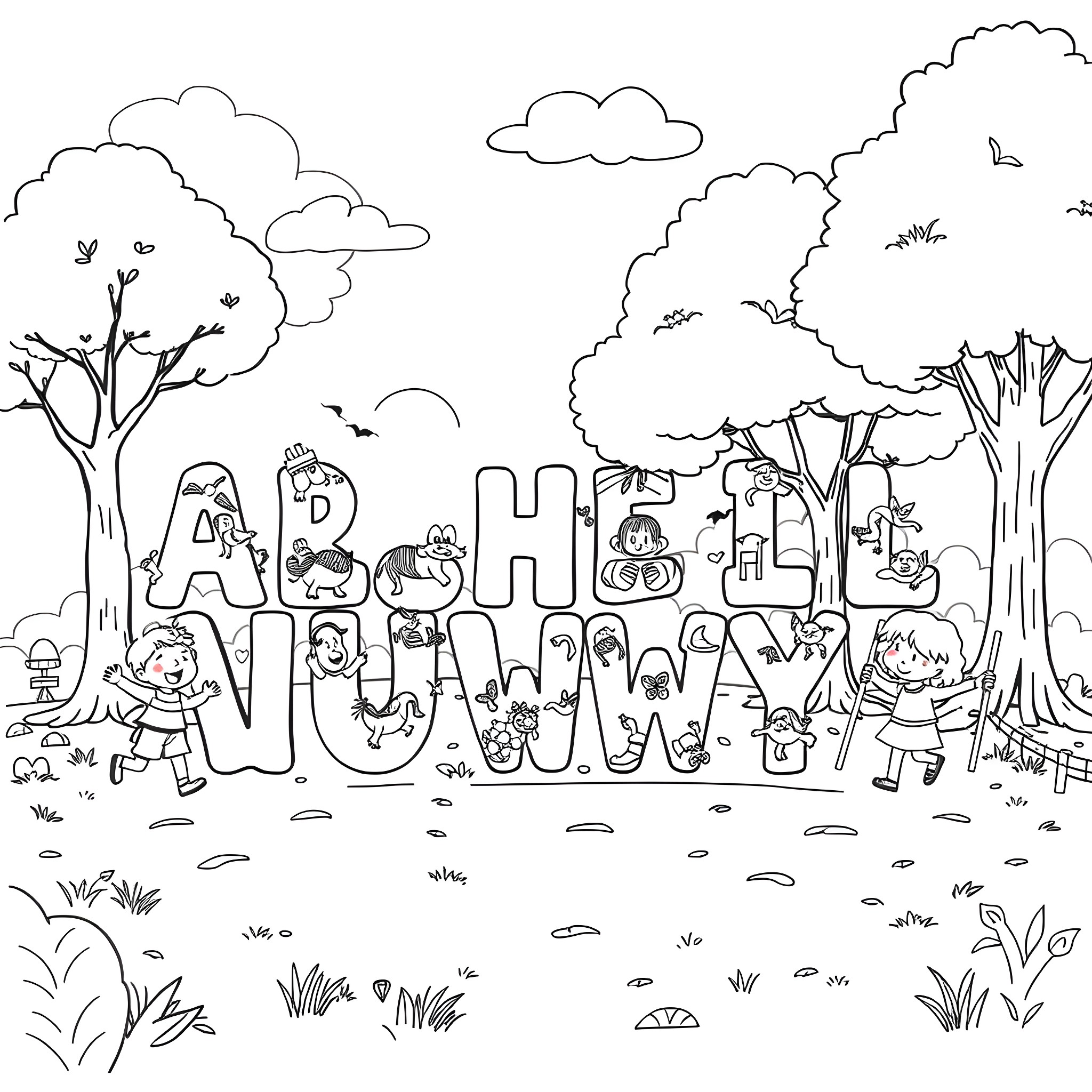 12 Best Alphabet Coloring Pages (Free Printable PDFs)