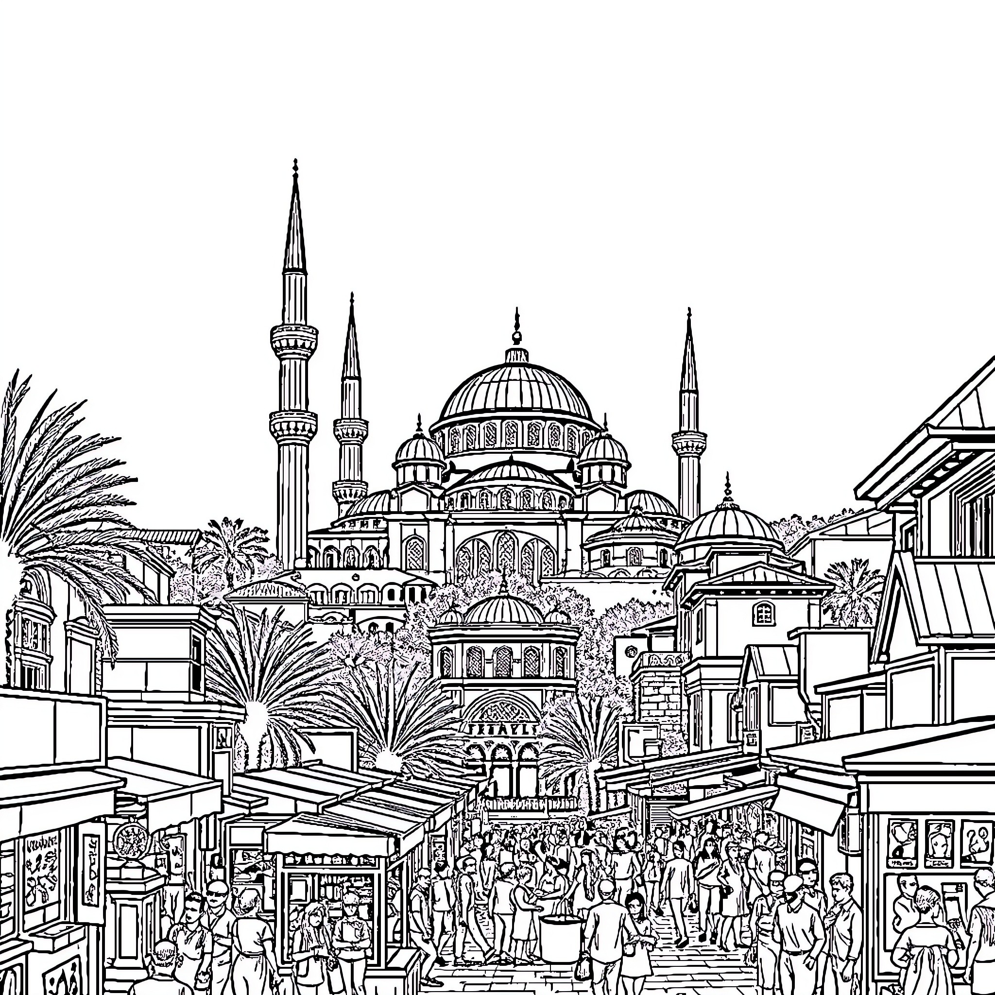 Best Istanbul Coloring Pages (Free Printable PDF)