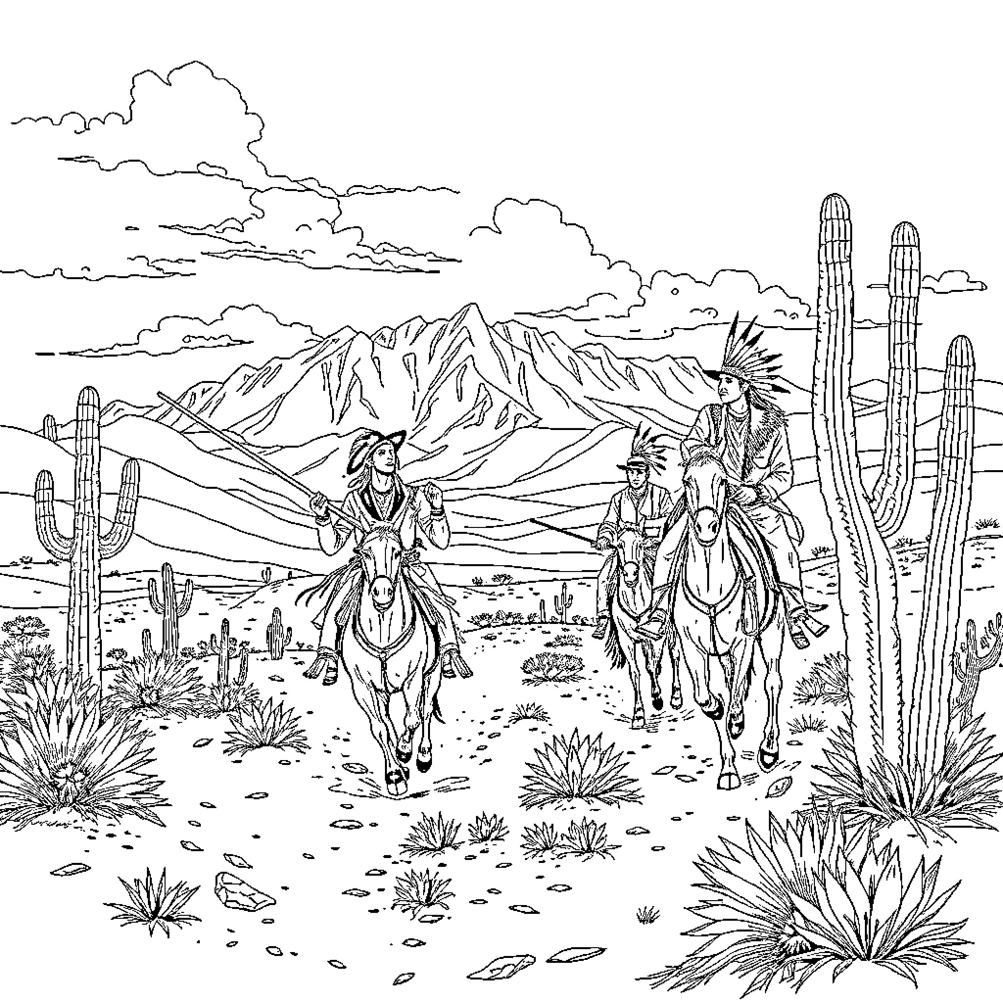 Best Indians Coloring Pages (Free Printable PDF)