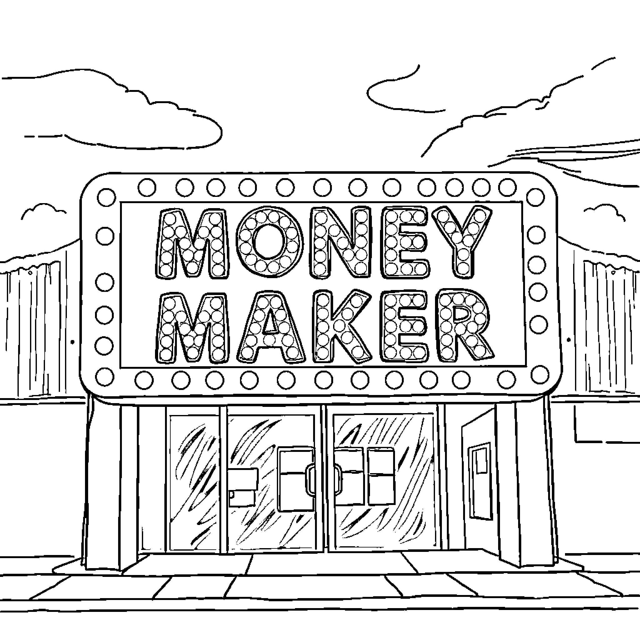 Best Money Maker Coloring Pages (Free Printable PDF)