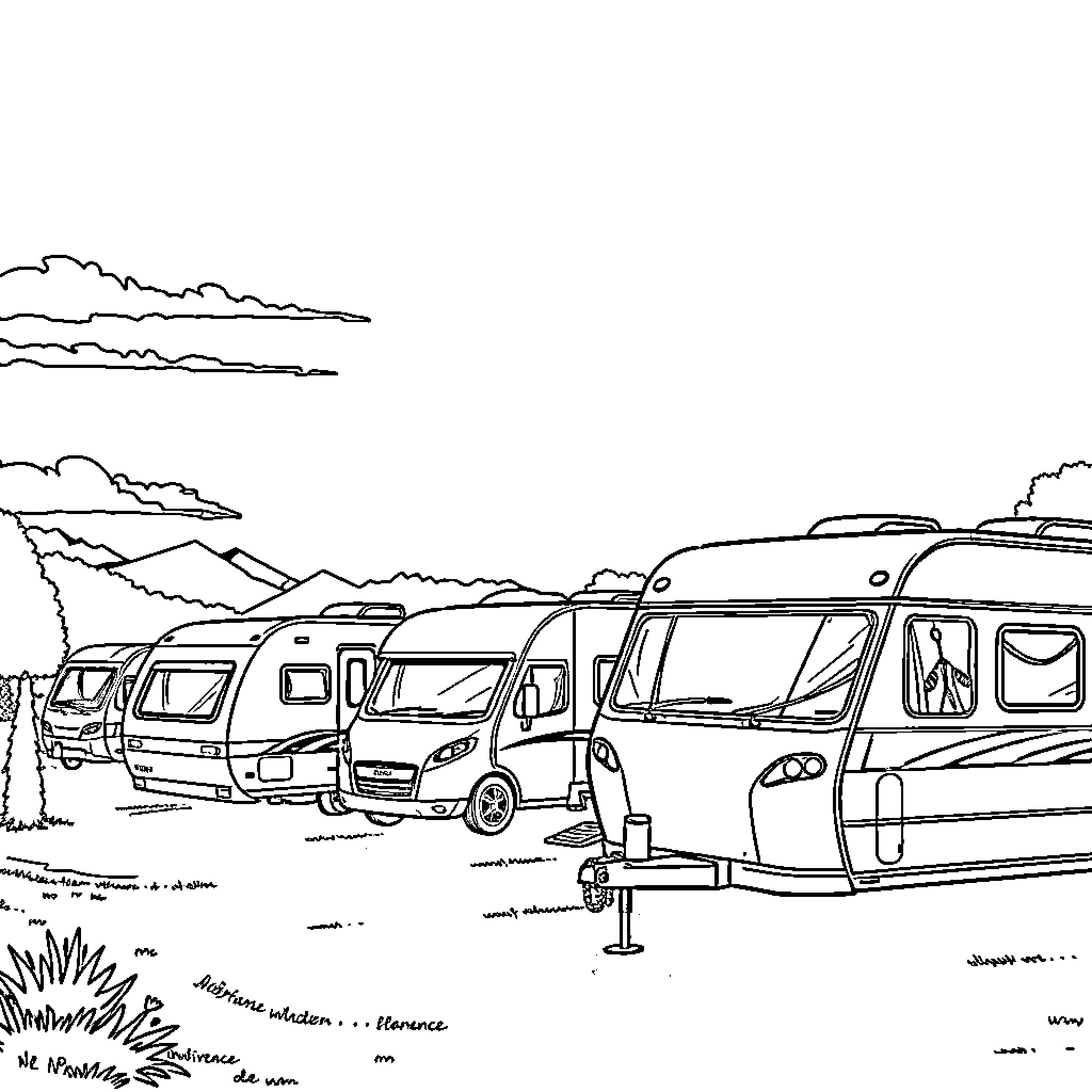 Best Caravan Coloring Pages (Free Printable PDF)