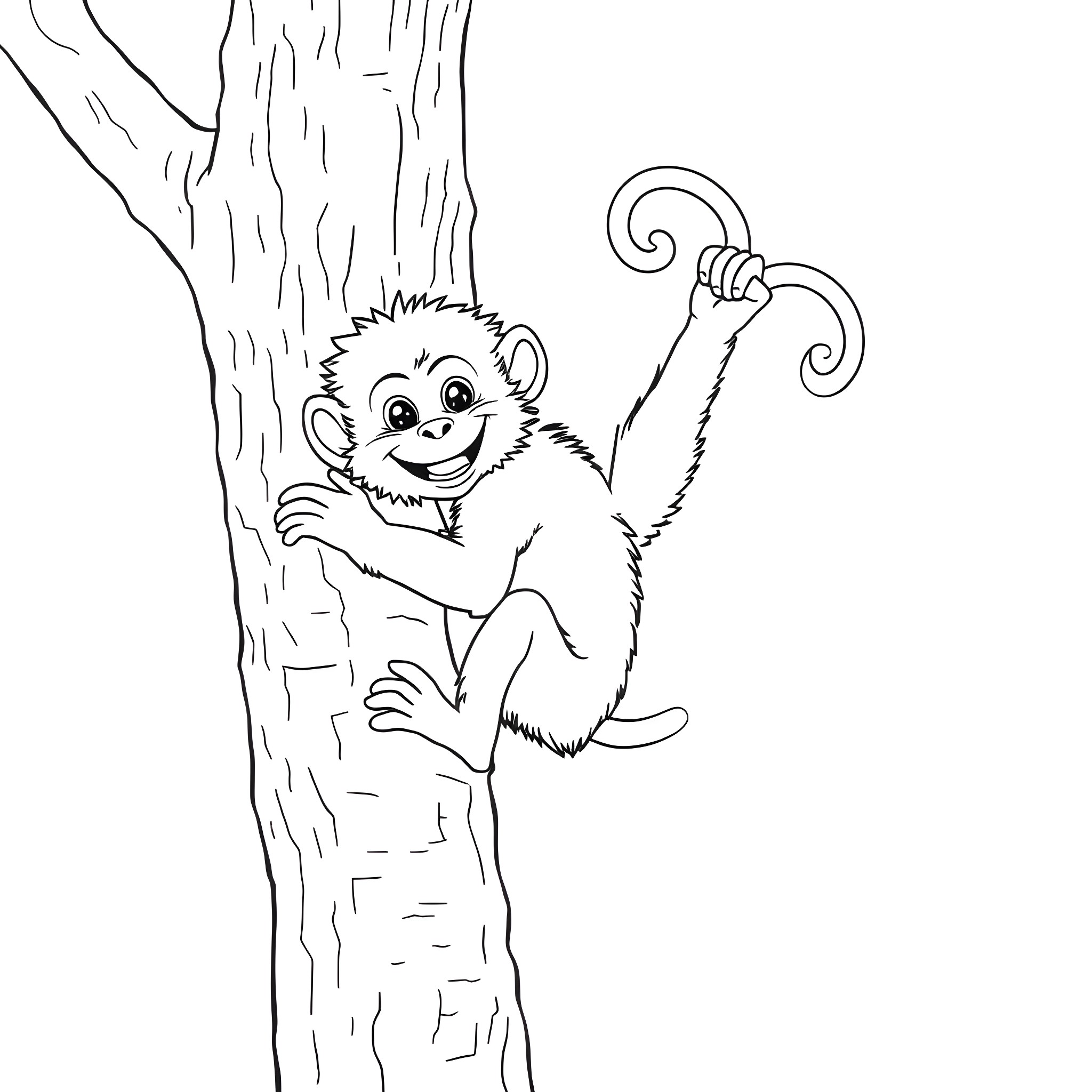 30 Best Monkey Coloring Pages (Free Printable PDFs)