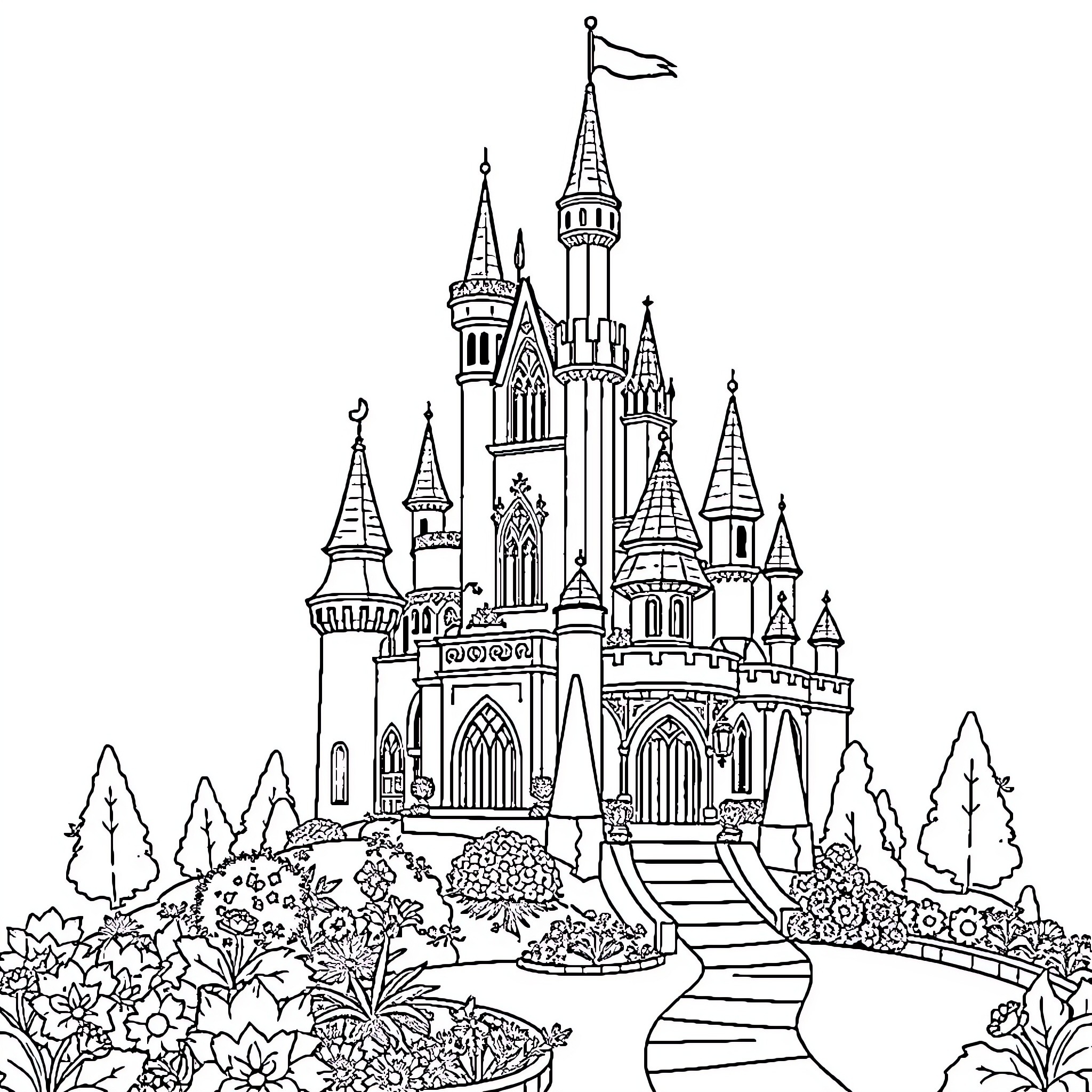 Best Princess House Coloring Pages (Free Printable PDF)
