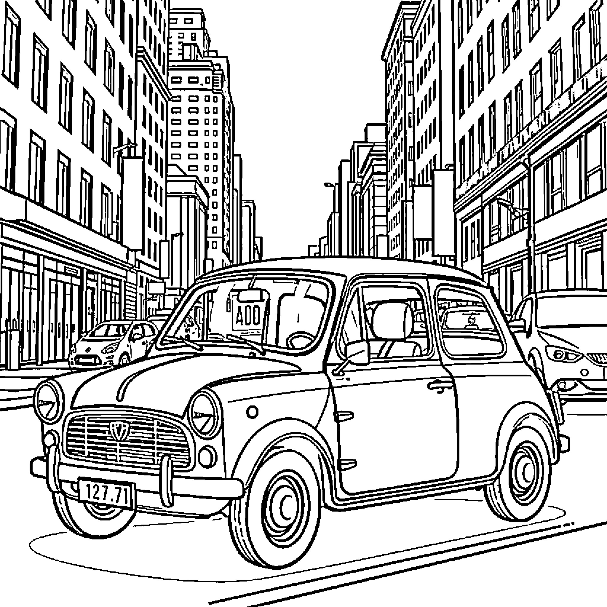 Best Mini Austin Coloring Pages (Free Printable PDF)