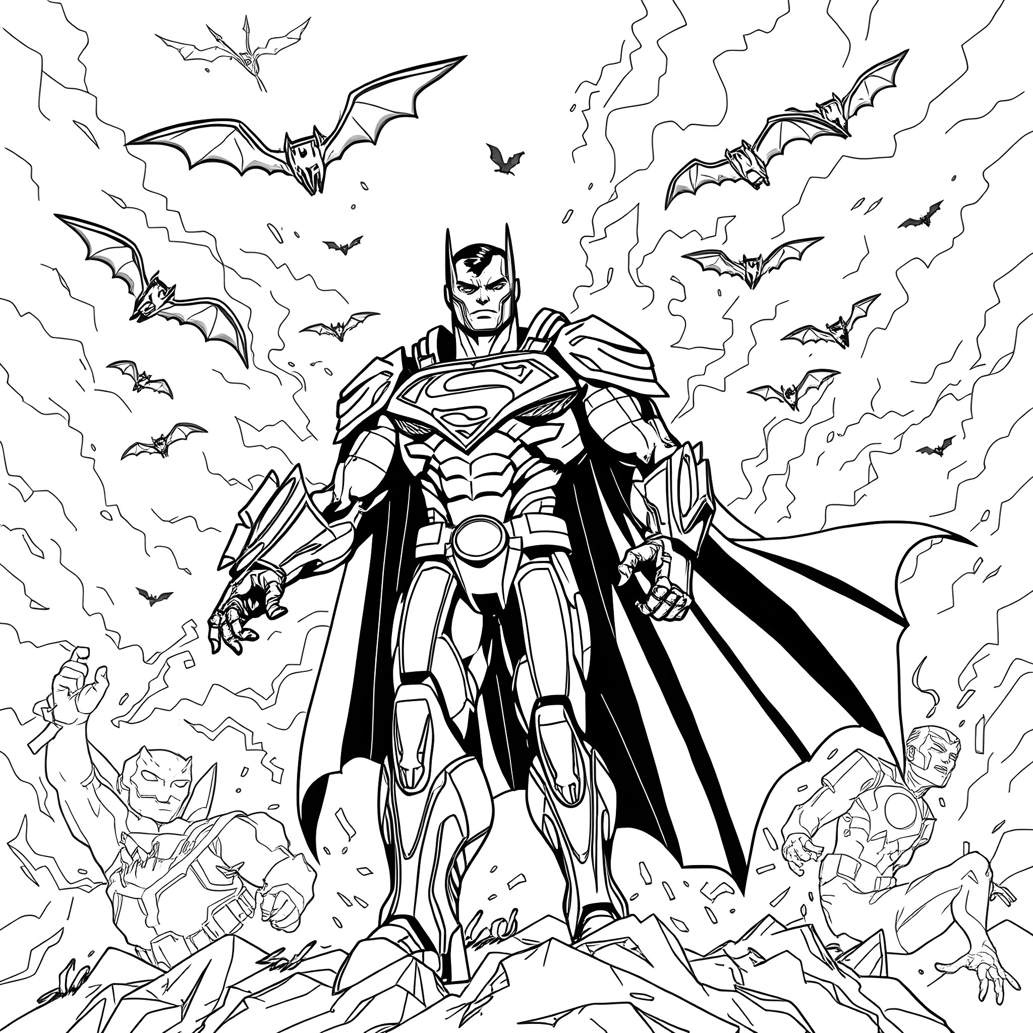 44 Best Superhero Coloring Pages (Free Printable PDFs)