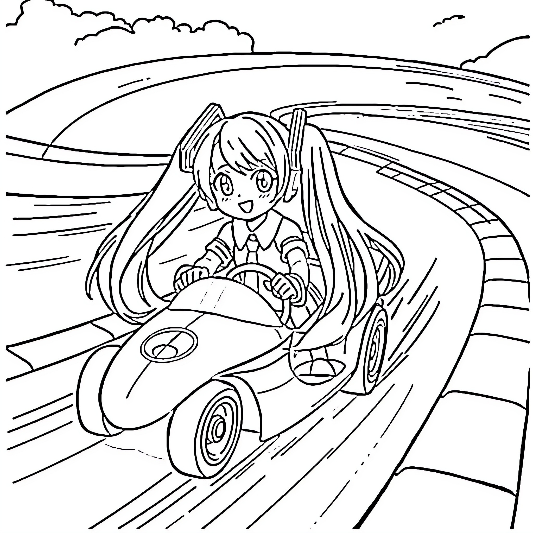 Best Hatsune Miku Coloring Pages (Free Printable PDF)