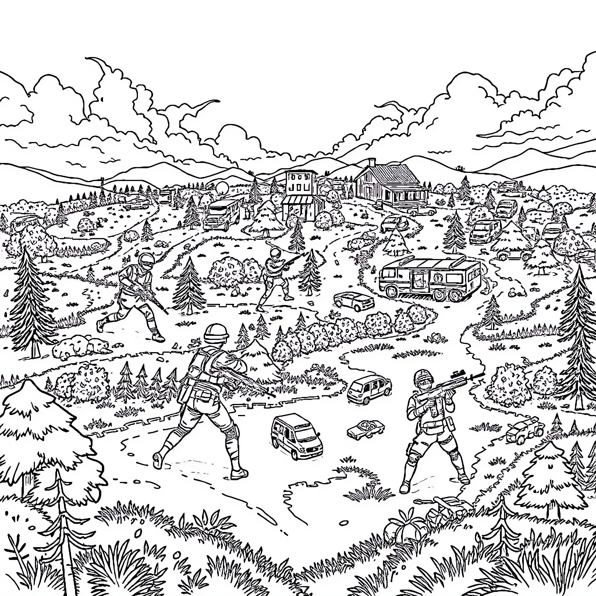 Best Pubg Coloring Pages (Free Printable PDF)