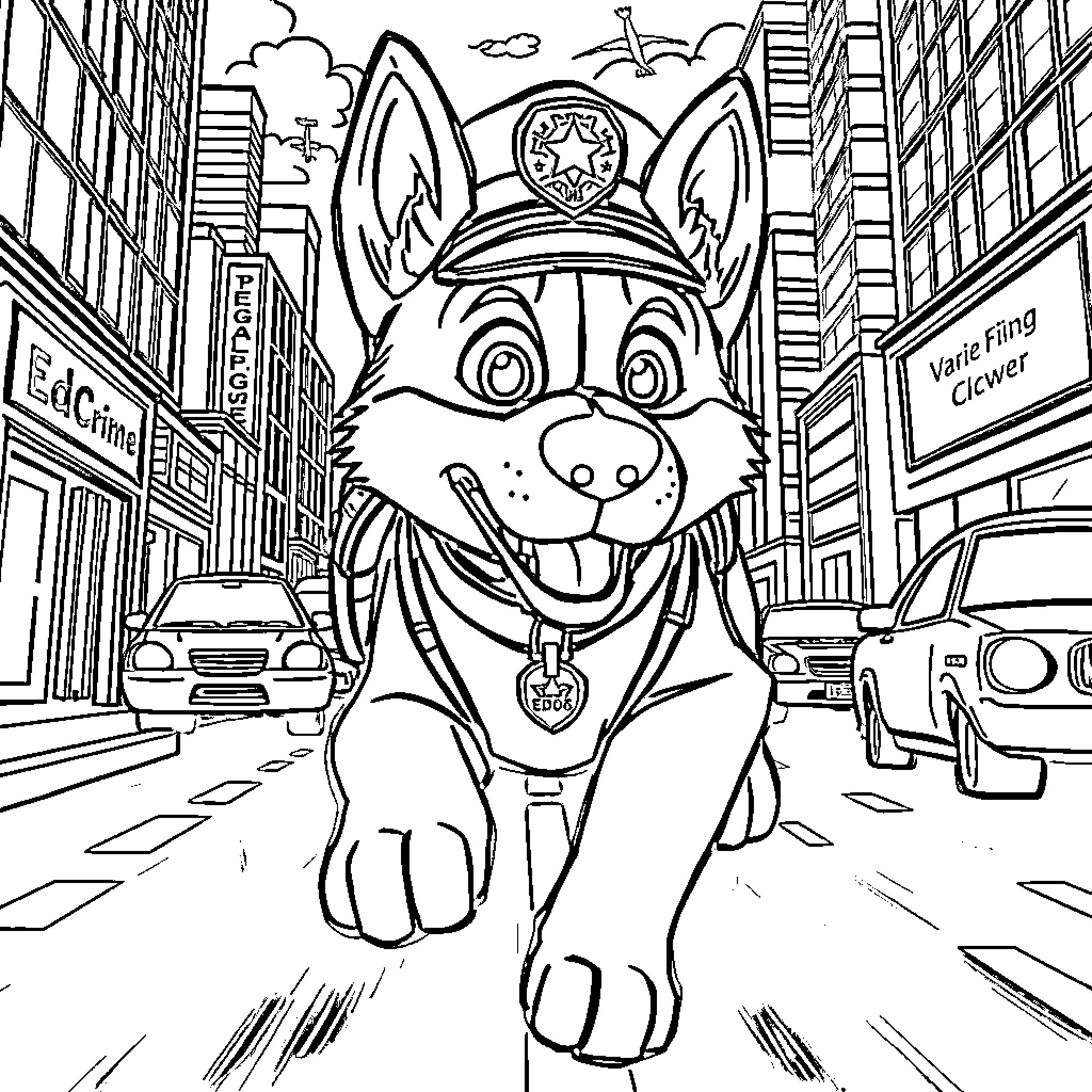 Best K-9 Coloring Pages (Free Printable PDF)