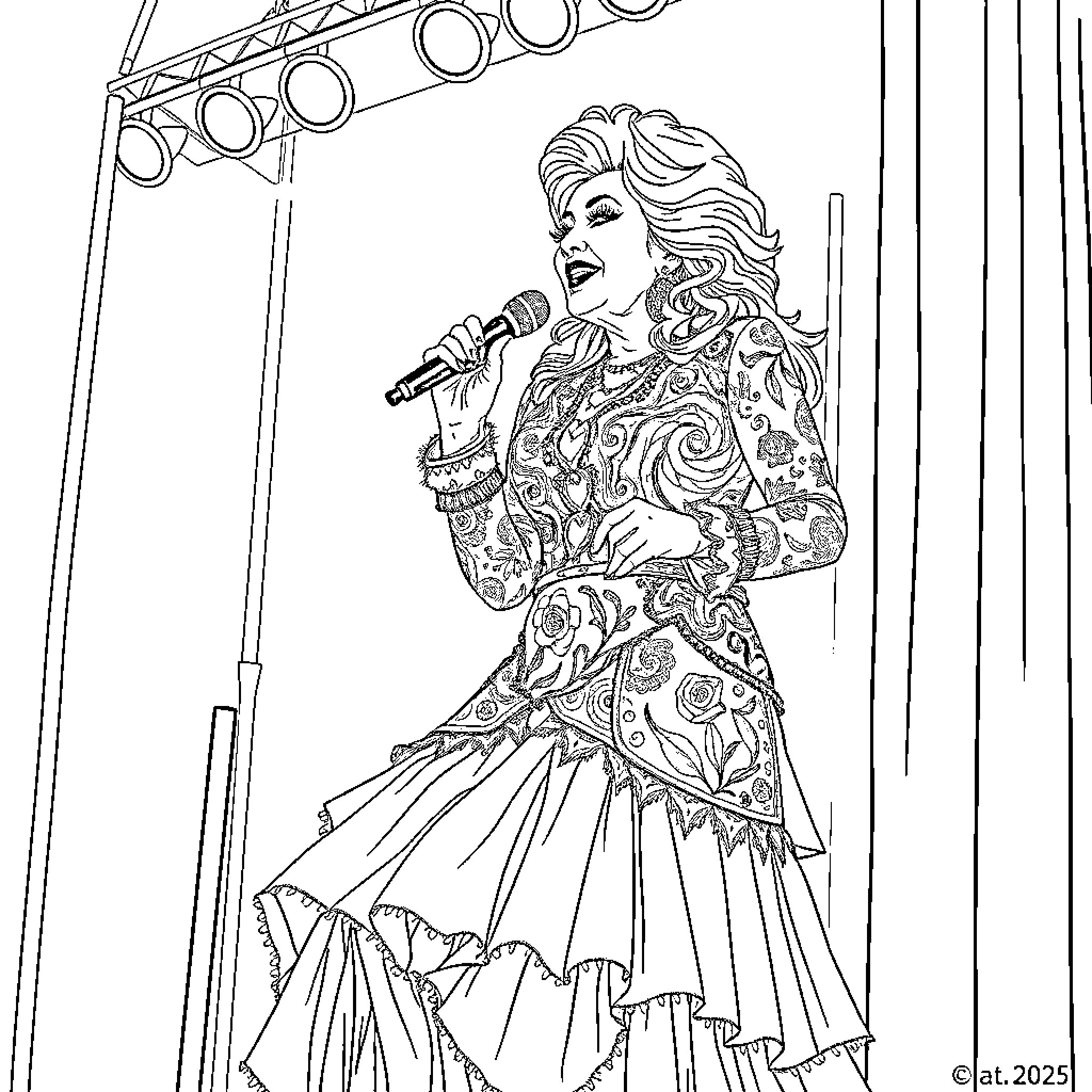 Best Dolly Parton Coloring Pages (Free Printable PDF)