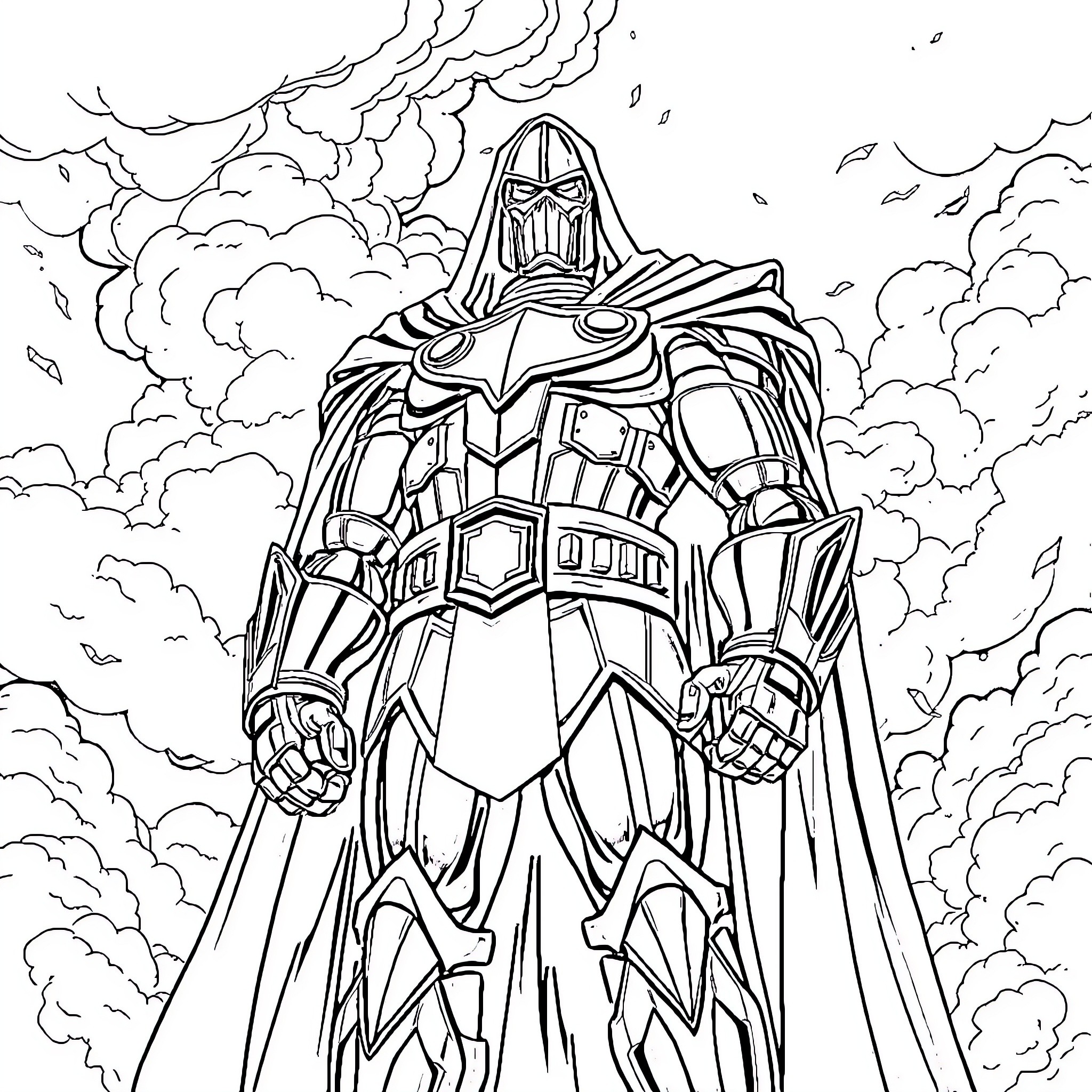 Best Dr. Doom Coloring Pages (Free Printable PDF)