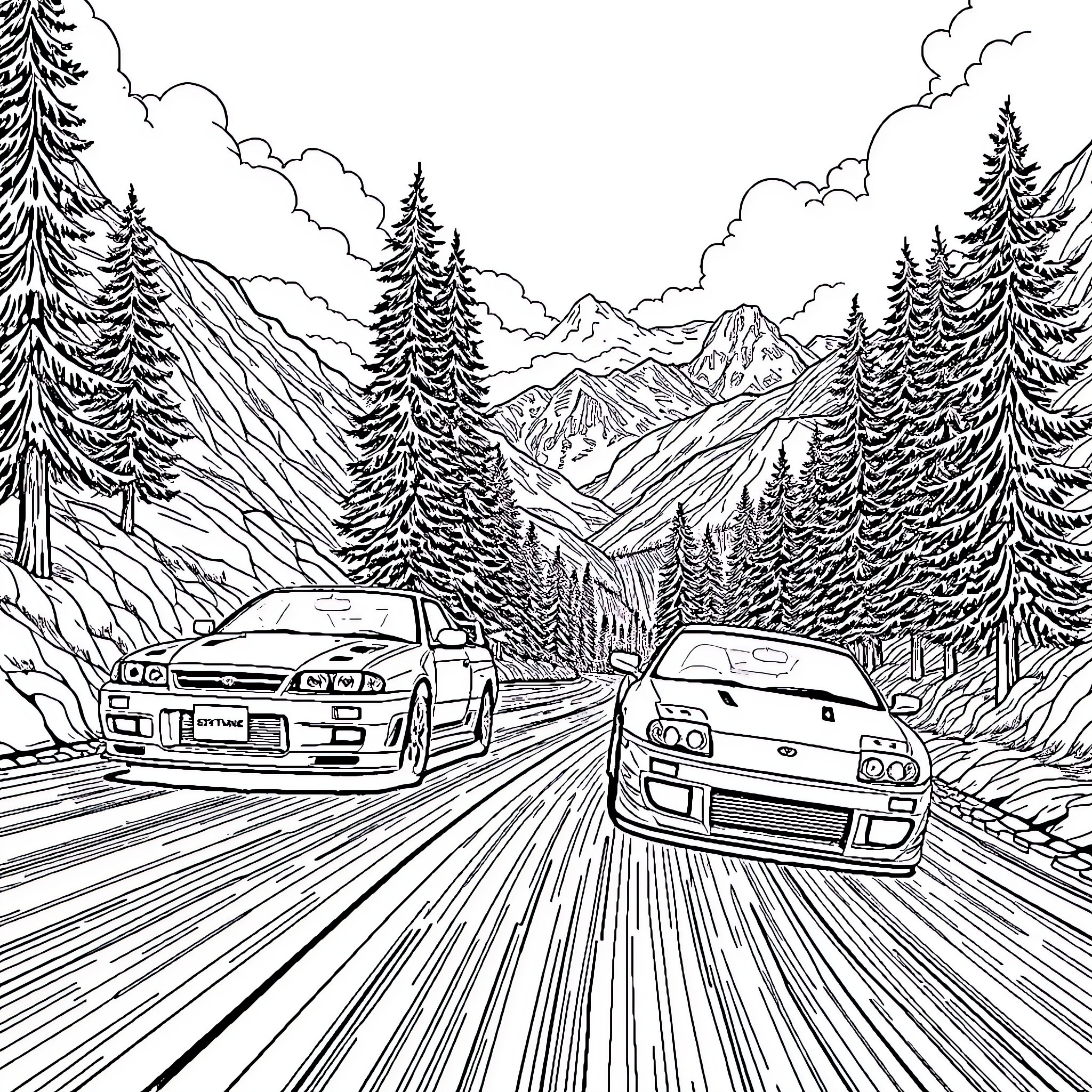 Best Car Coloring Pages (Free Printable PDF)