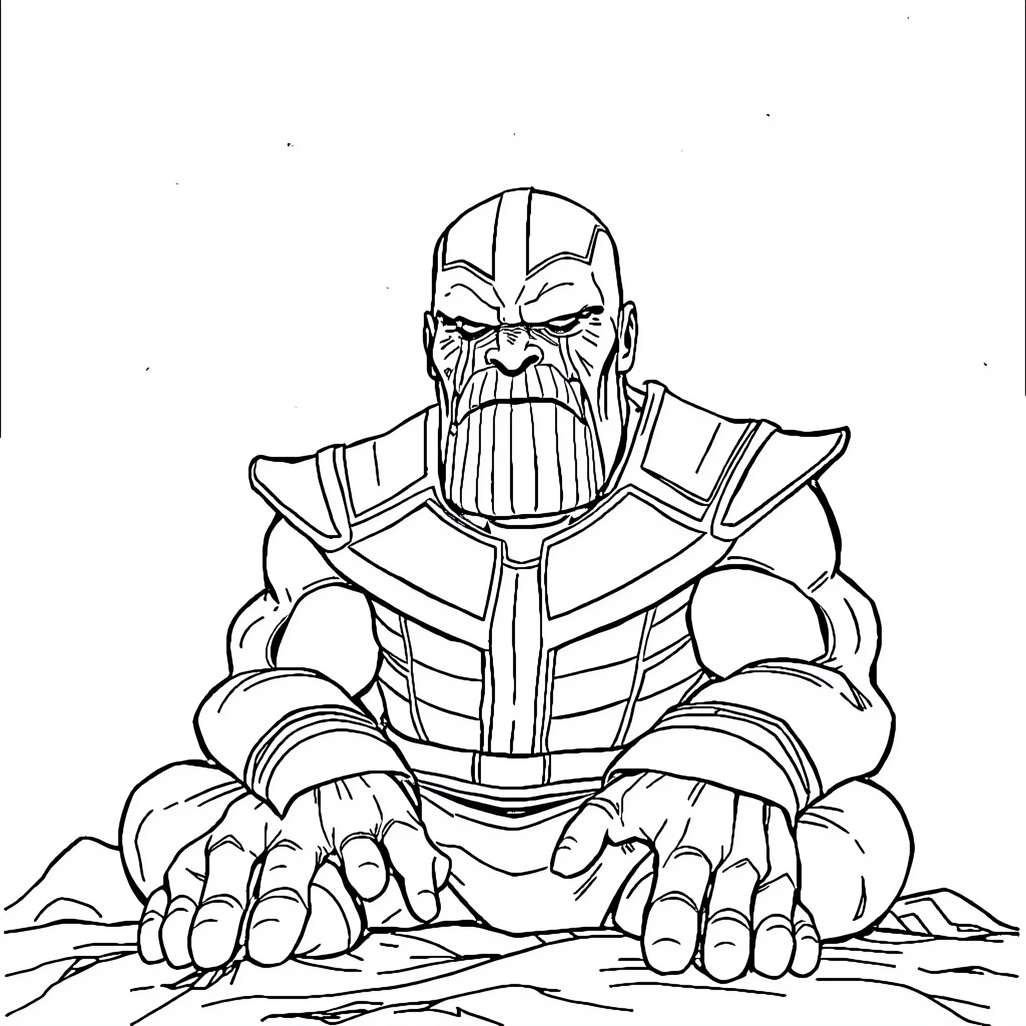 Best Thanos Coloring Pages (Free Printable PDF)