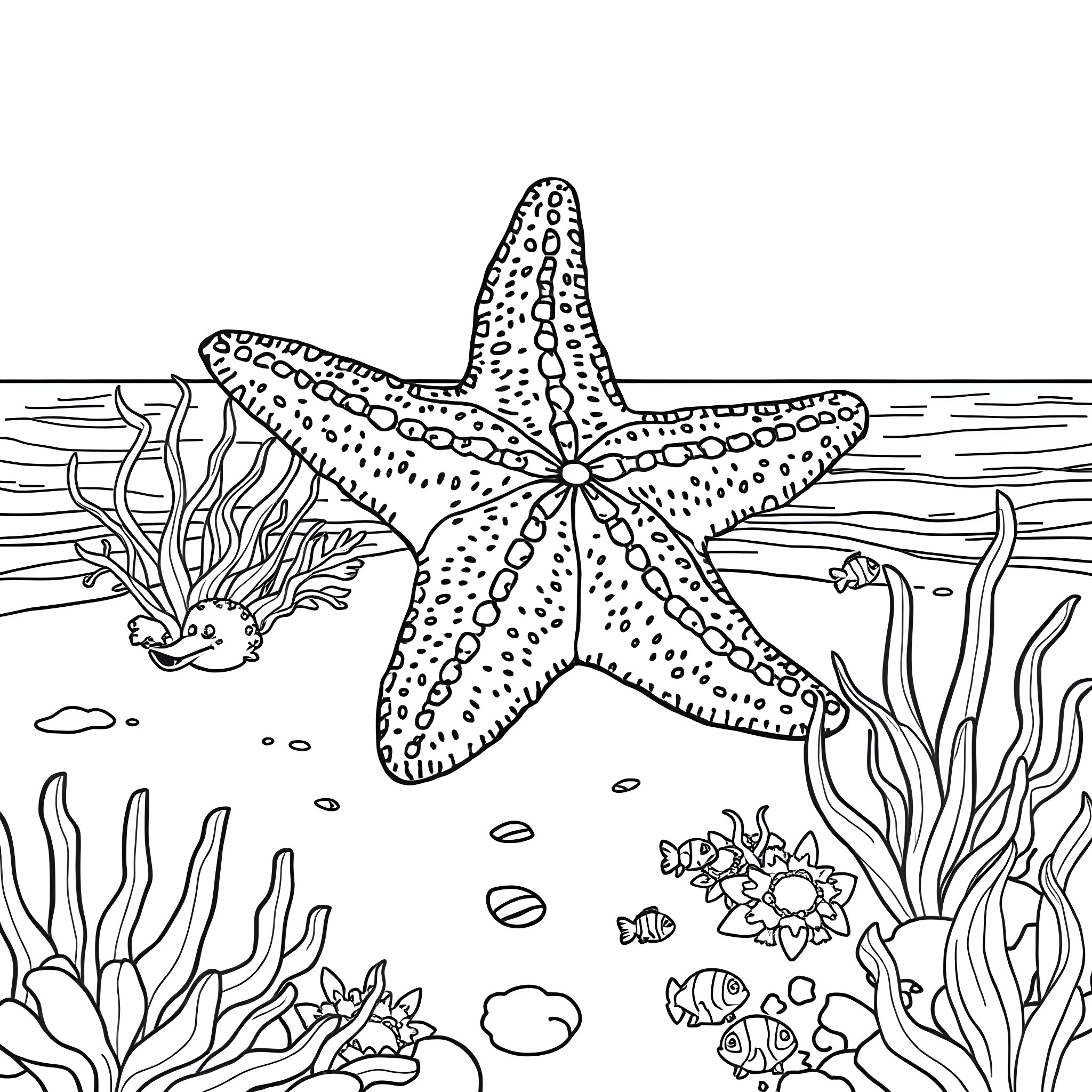 88 Best Starfish Coloring Pages (Free Printable PDFs)
