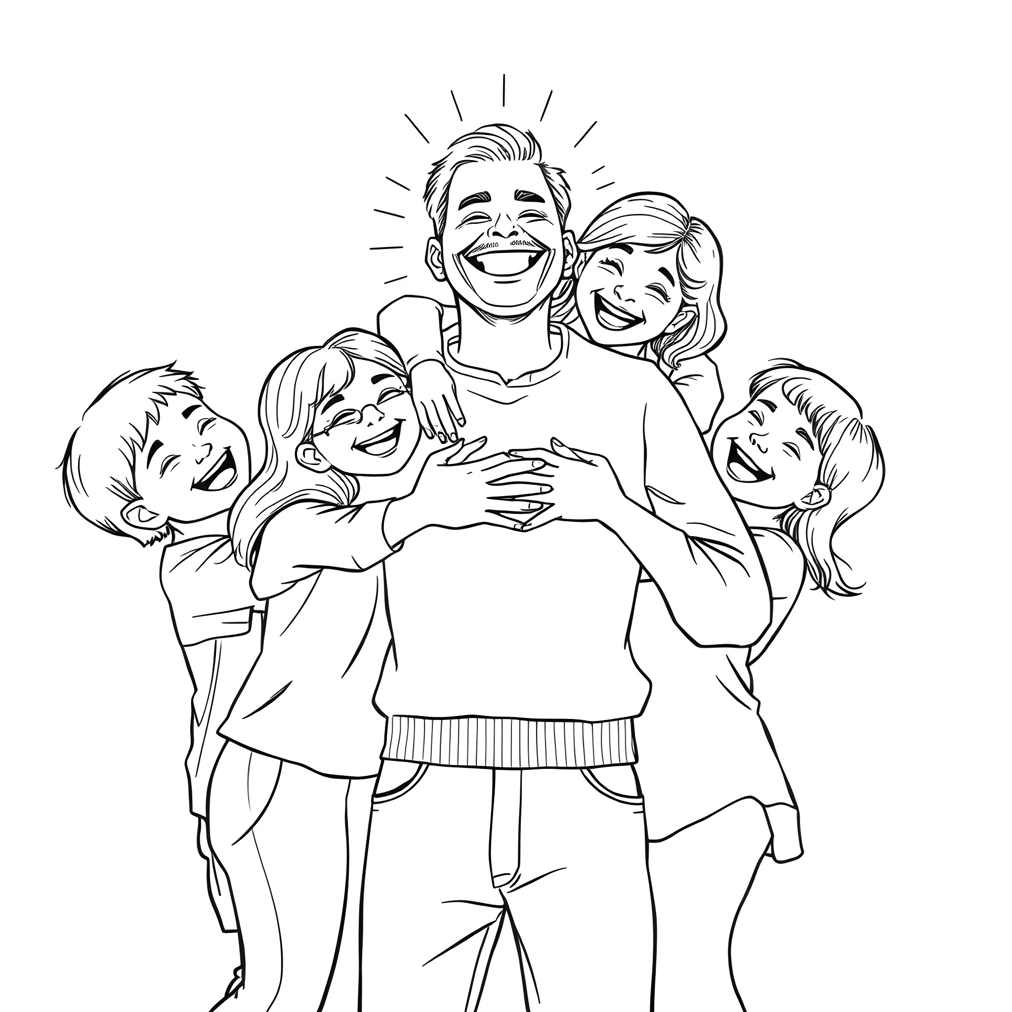 Best Family Coloring Pages (Free Printable PDF)