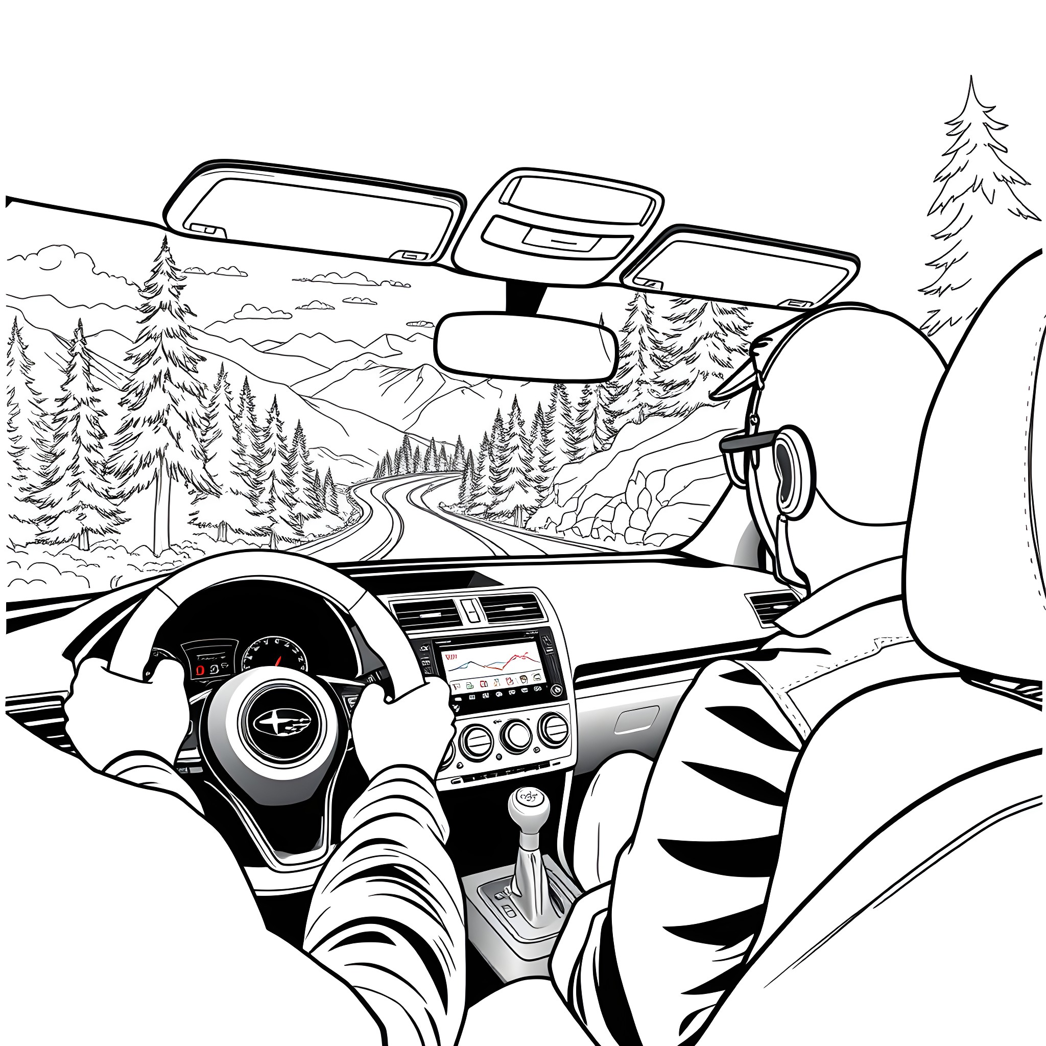 Best Subaru Coloring Pages (Free Printable PDF)