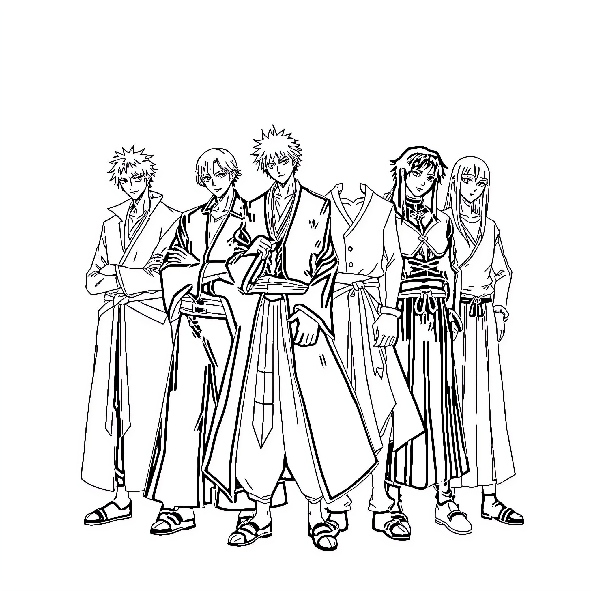 Best Bleach Coloring Pages (Free Printable PDF)