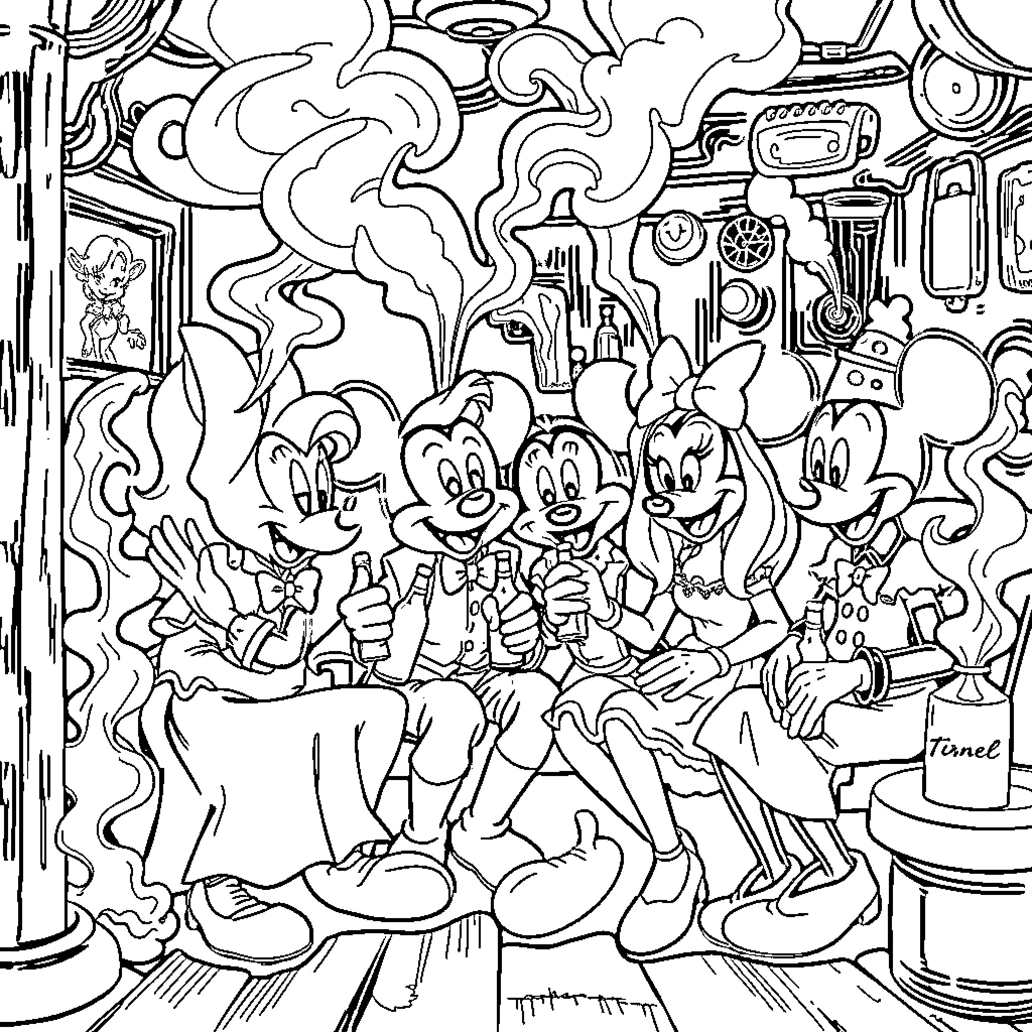 Best Disney Characters Coloring Pages (Free Printable PDF)
