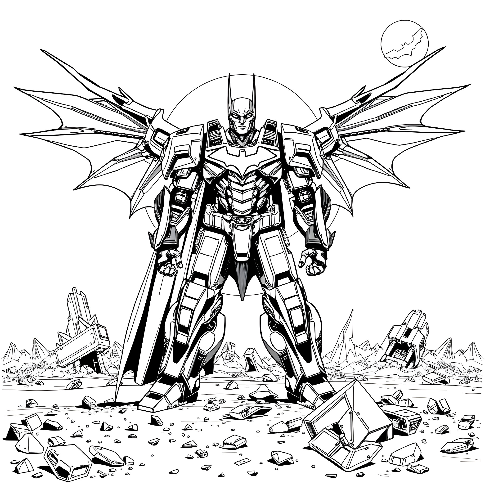 21 Best Mecha Batman Coloring Pages (Free Printable PDFs)