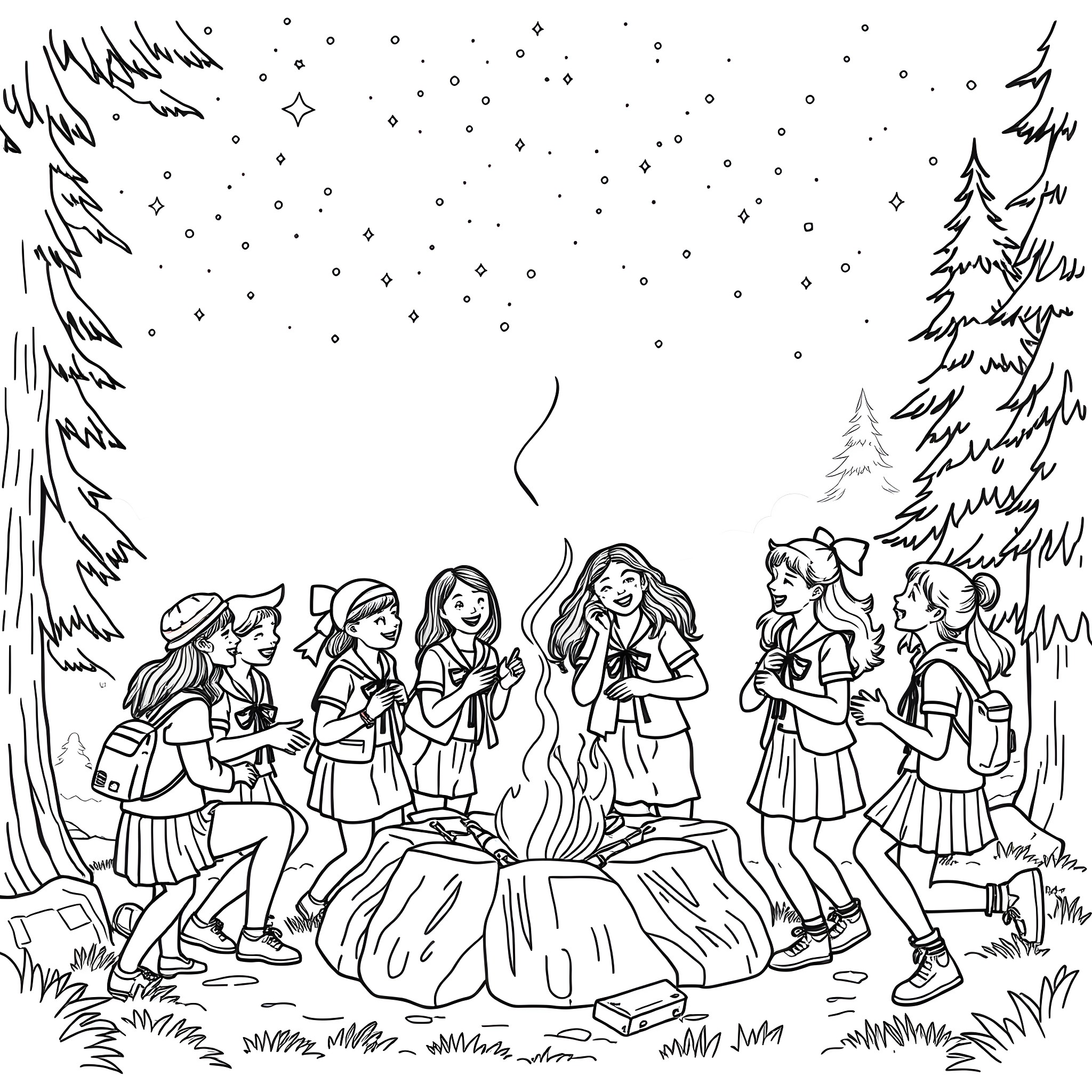 Best Girl Guide Coloring Pages (Free Printable PDF)