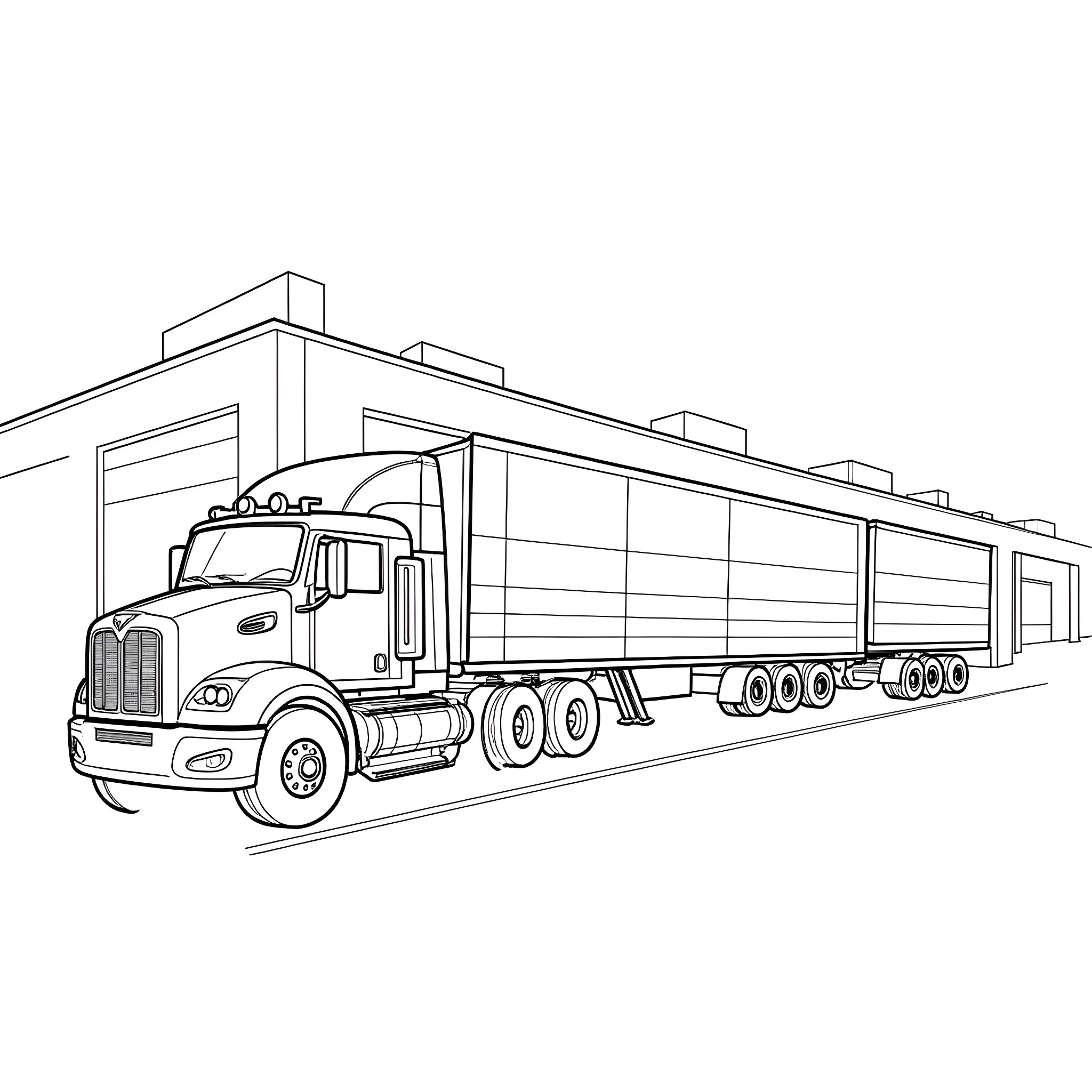 Best Truck Coloring Pages (Free Printable PDF)