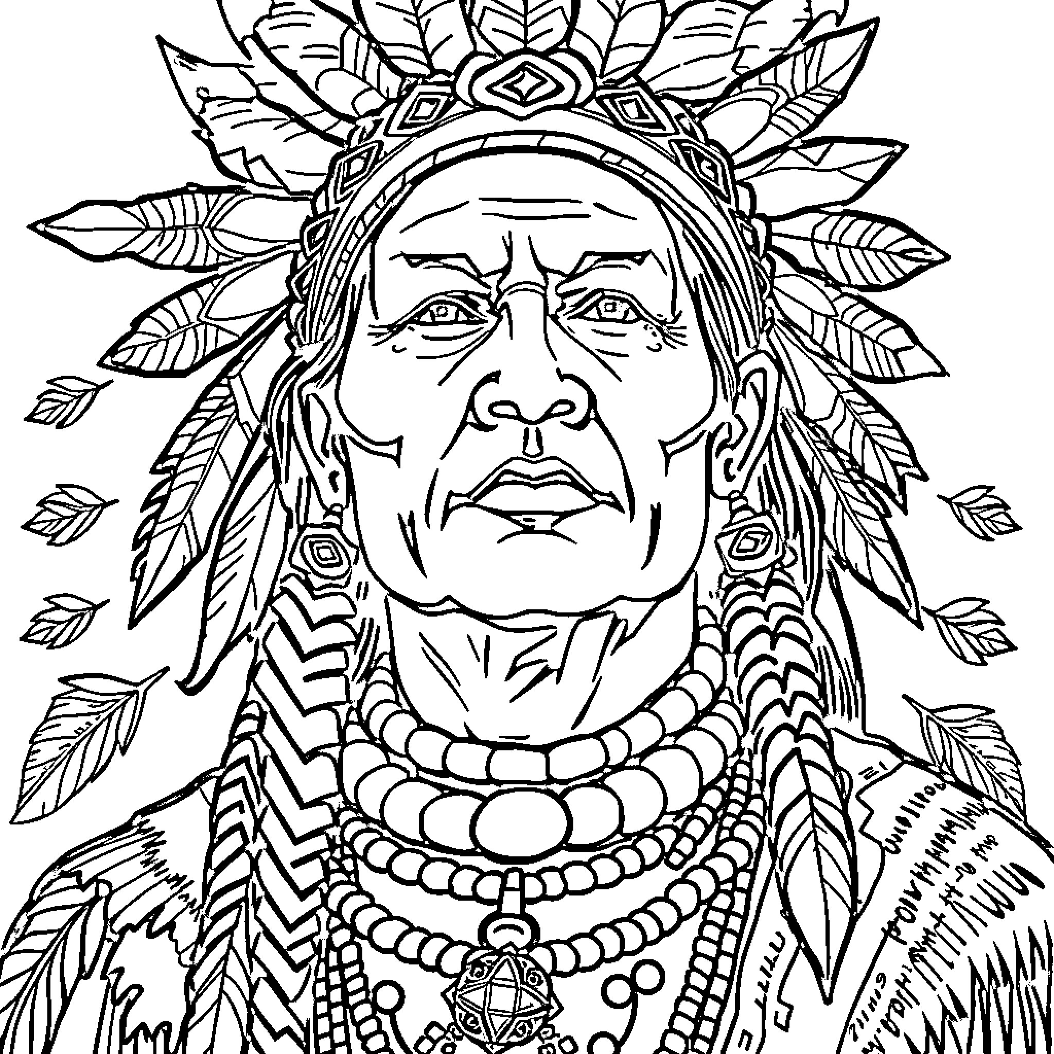 Best Native American Coloring Pages (Free Printable PDF)
