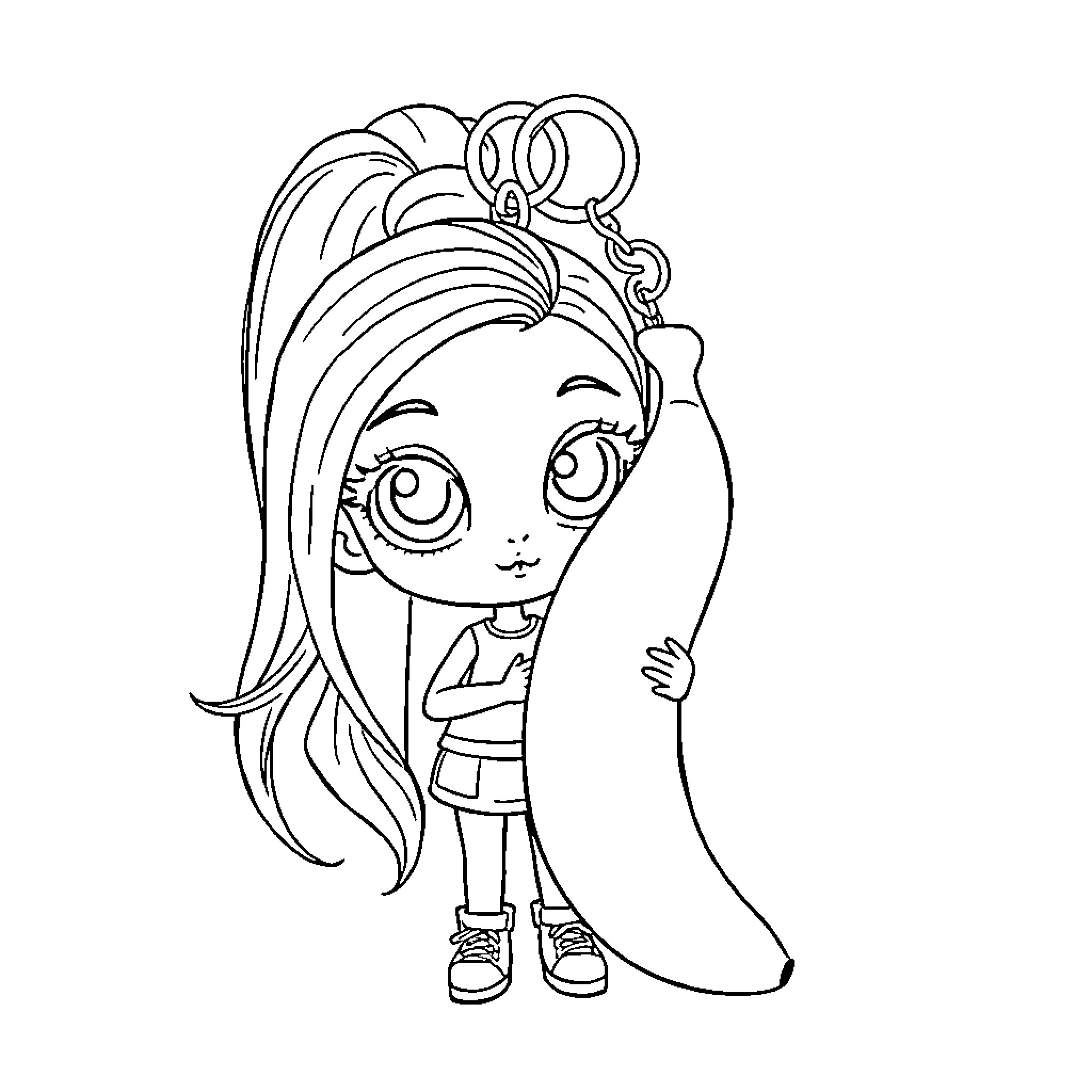 Best Keychain Girl Coloring Pages (Free Printable PDF)