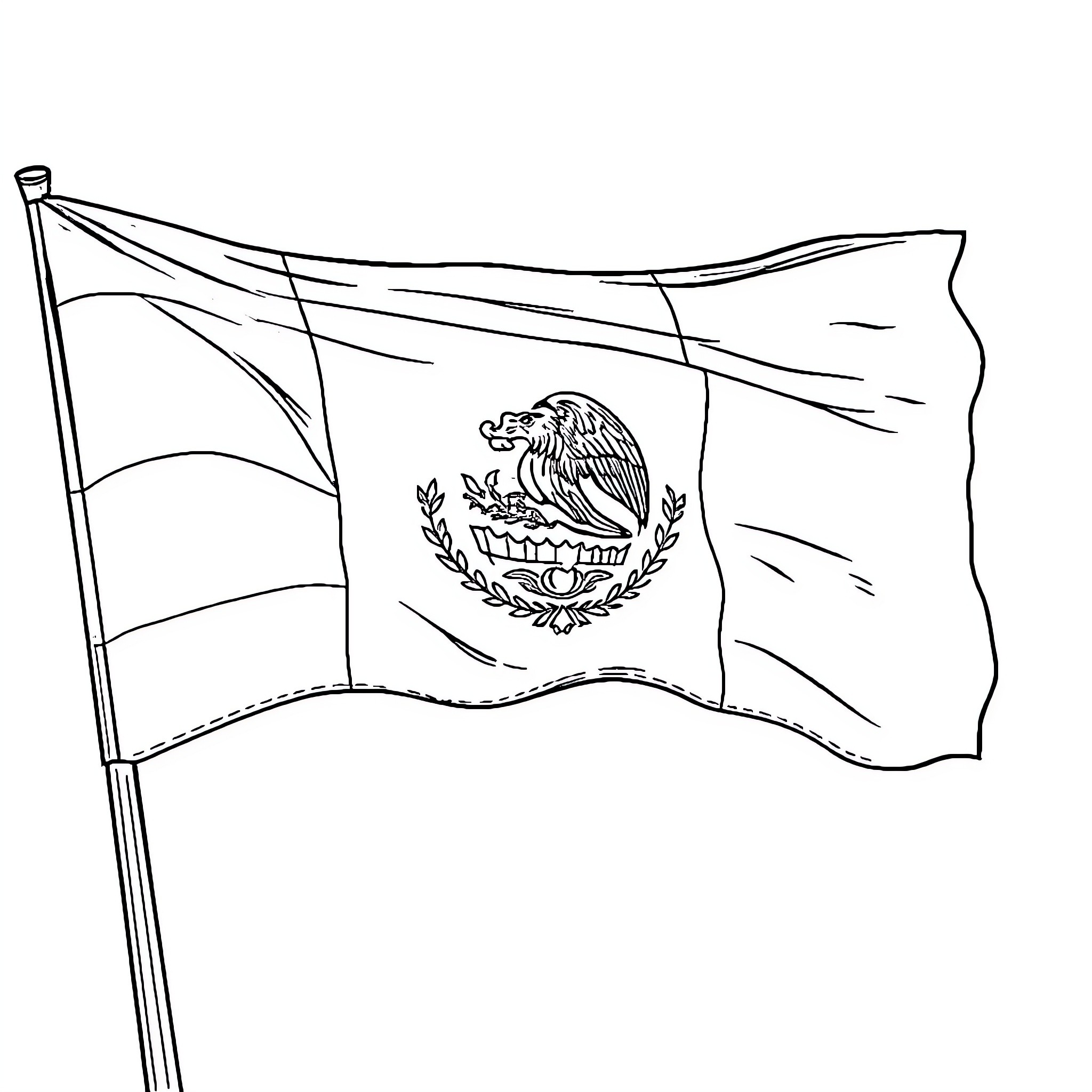 Best Mexican Flag Coloring Pages (Free Printable PDF)