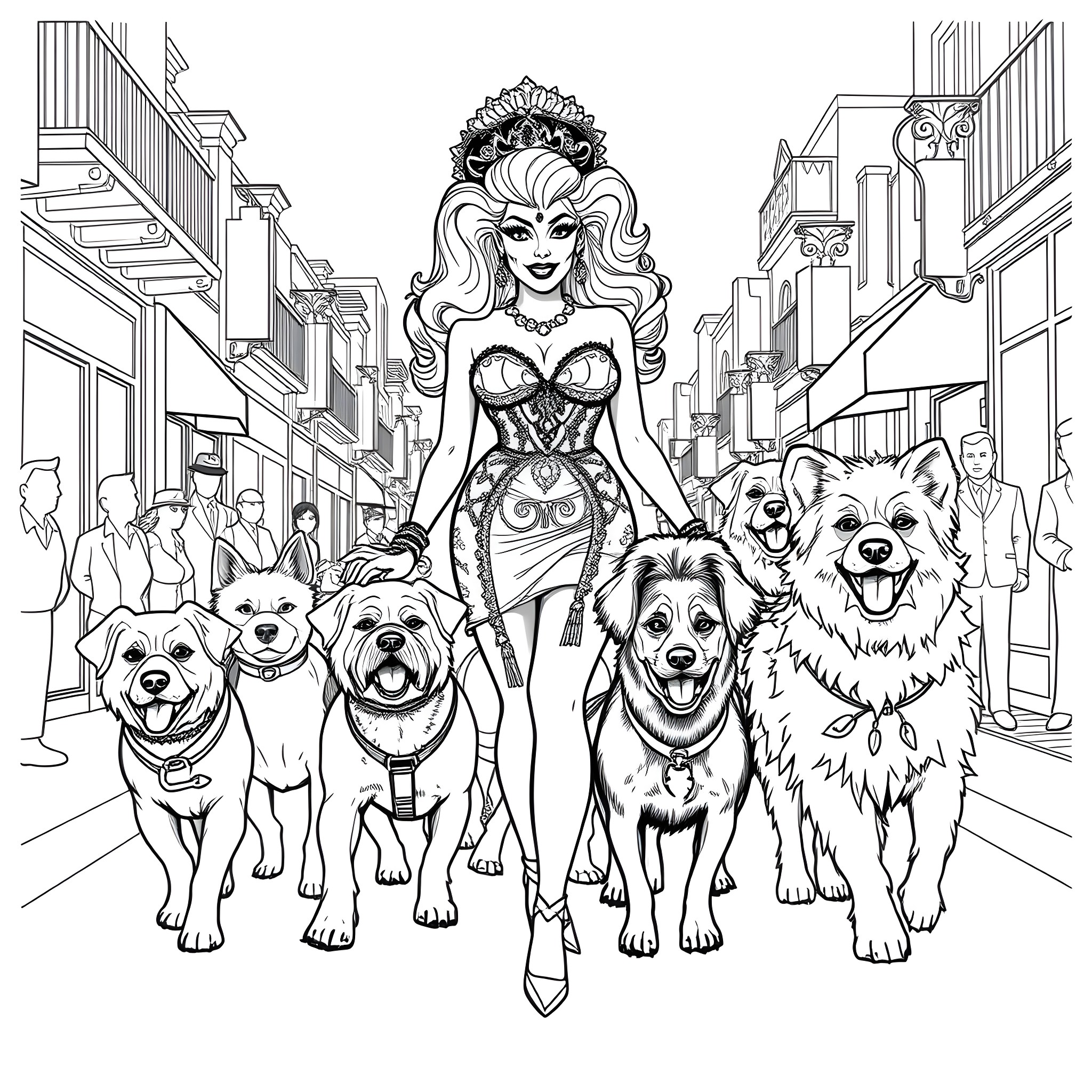 14 Best Drag Queen Coloring Pages (Free Printable PDFs)