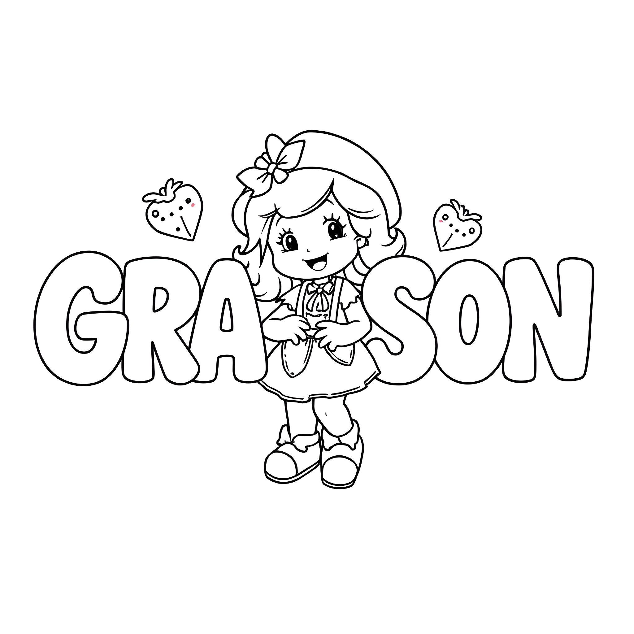 1 Best Strawberry Shortcake Coloring Pages (Free Printable PDFs)