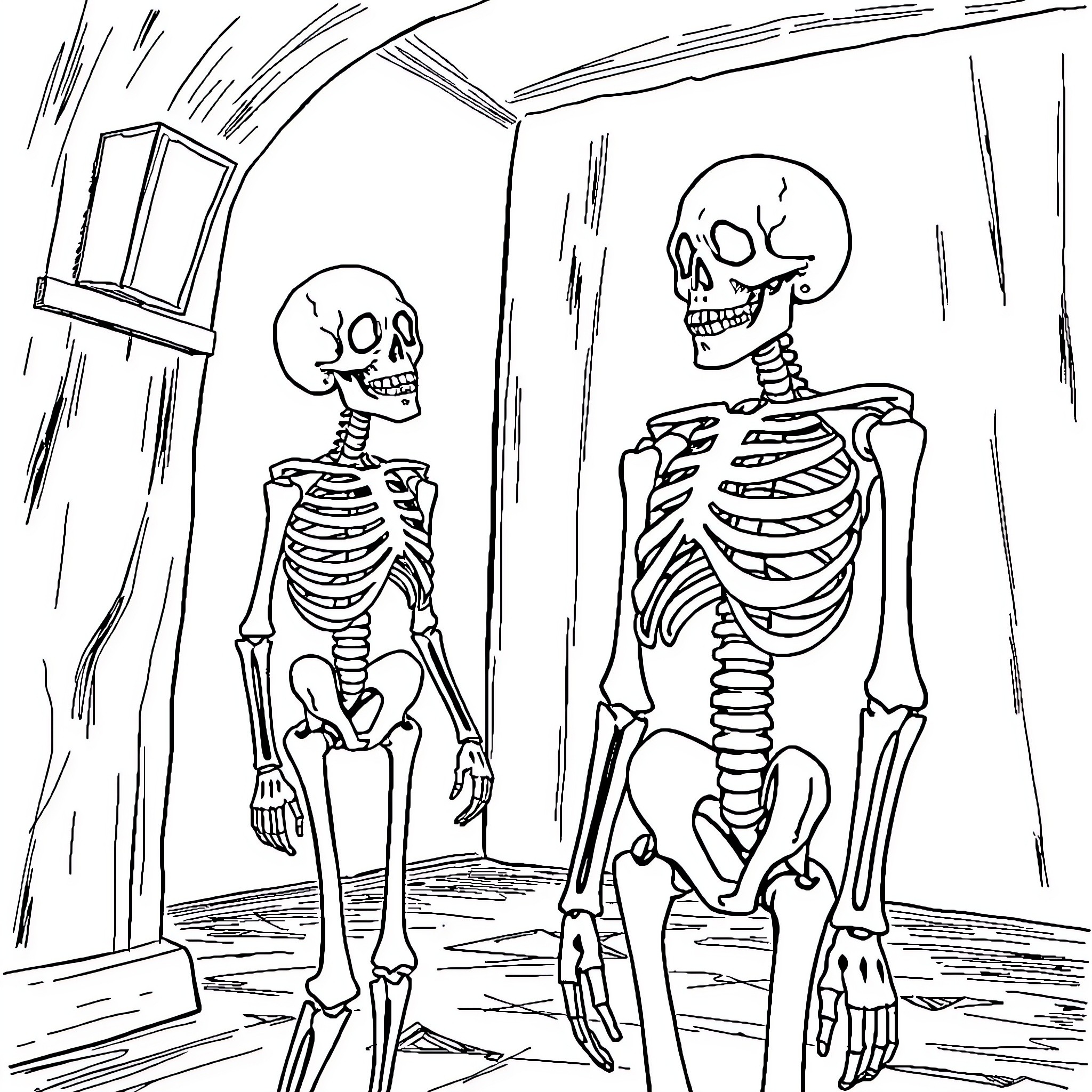 Best Skeleton Coloring Pages (Free Printable PDF)