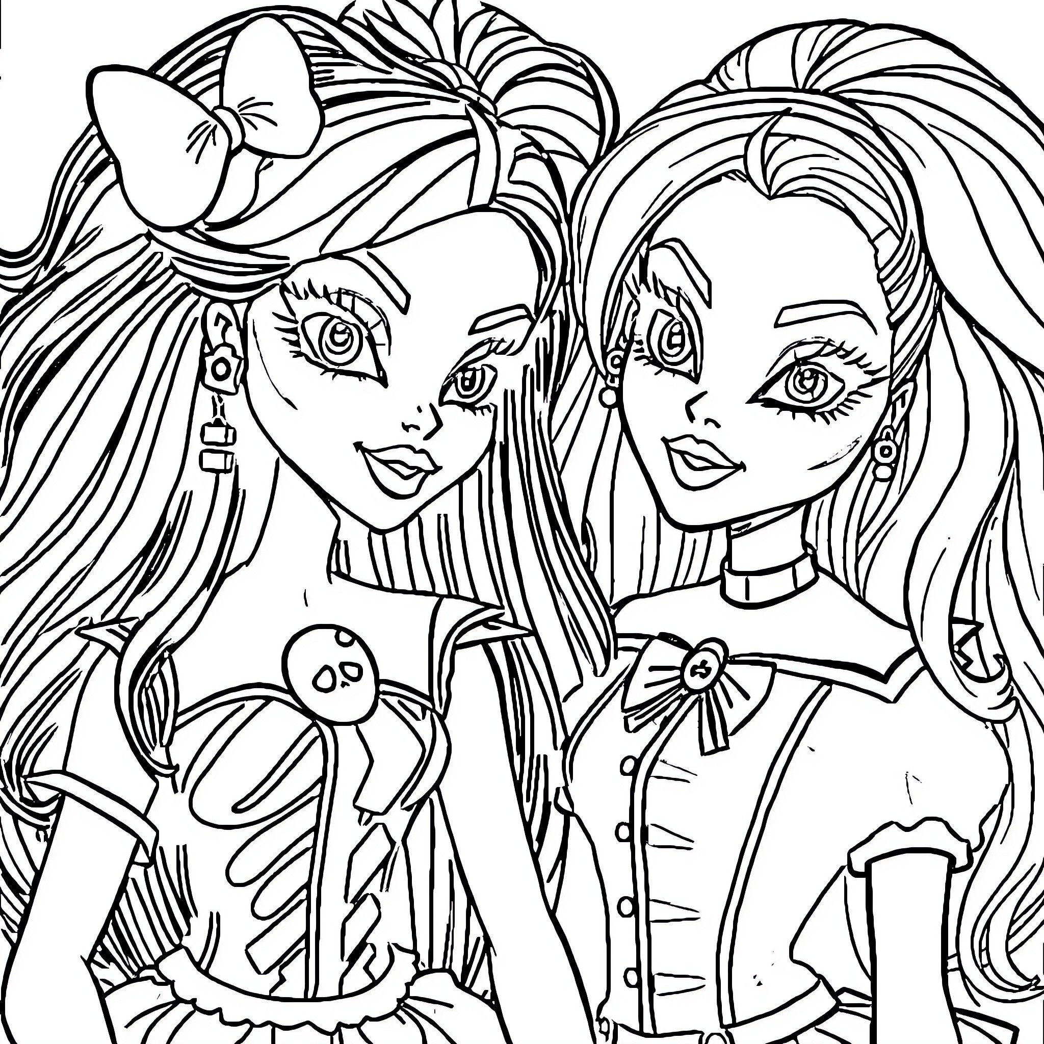 Best Monster High Coloring Pages (Free Printable PDF)