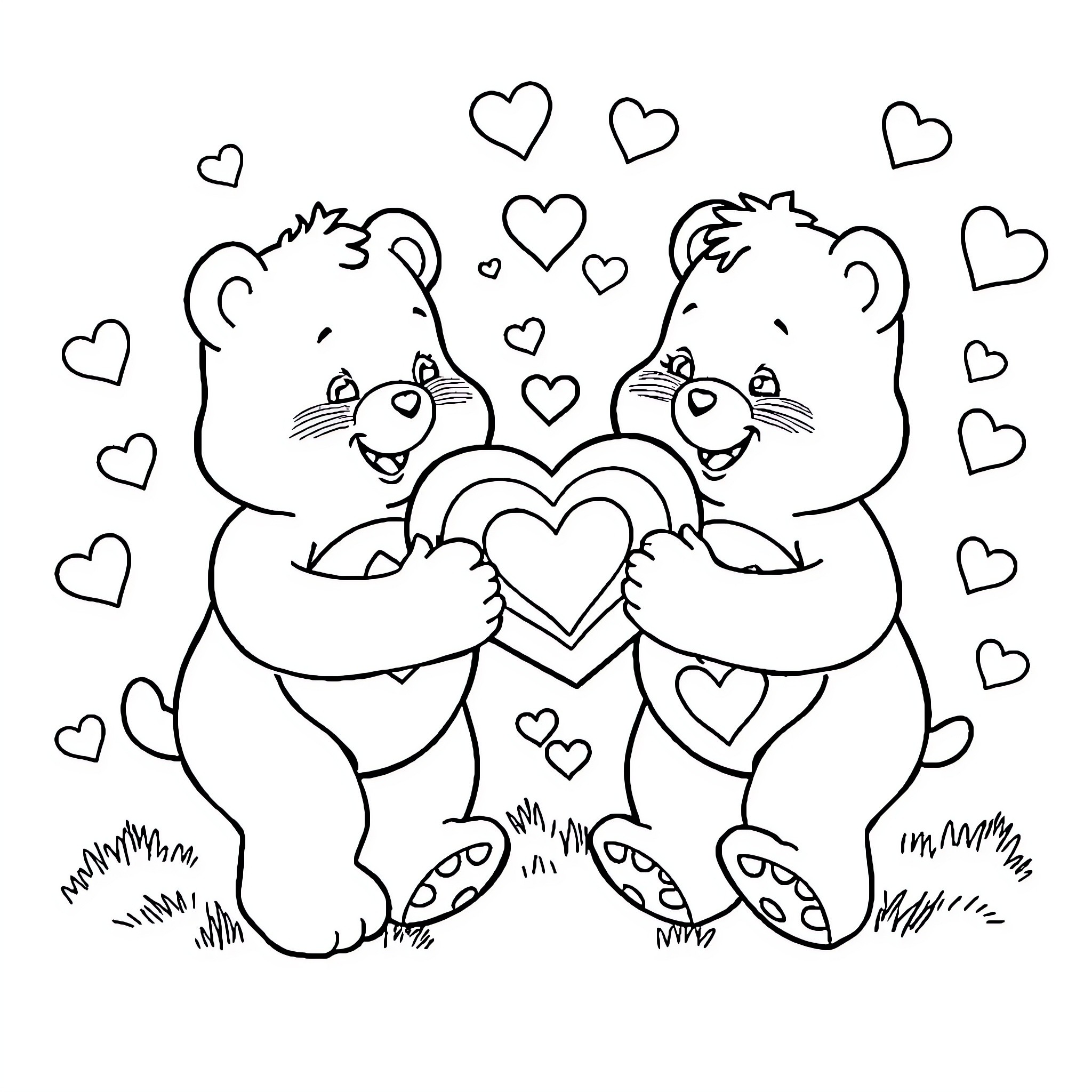 Best Care Bear Coloring Pages (Free Printable PDF)