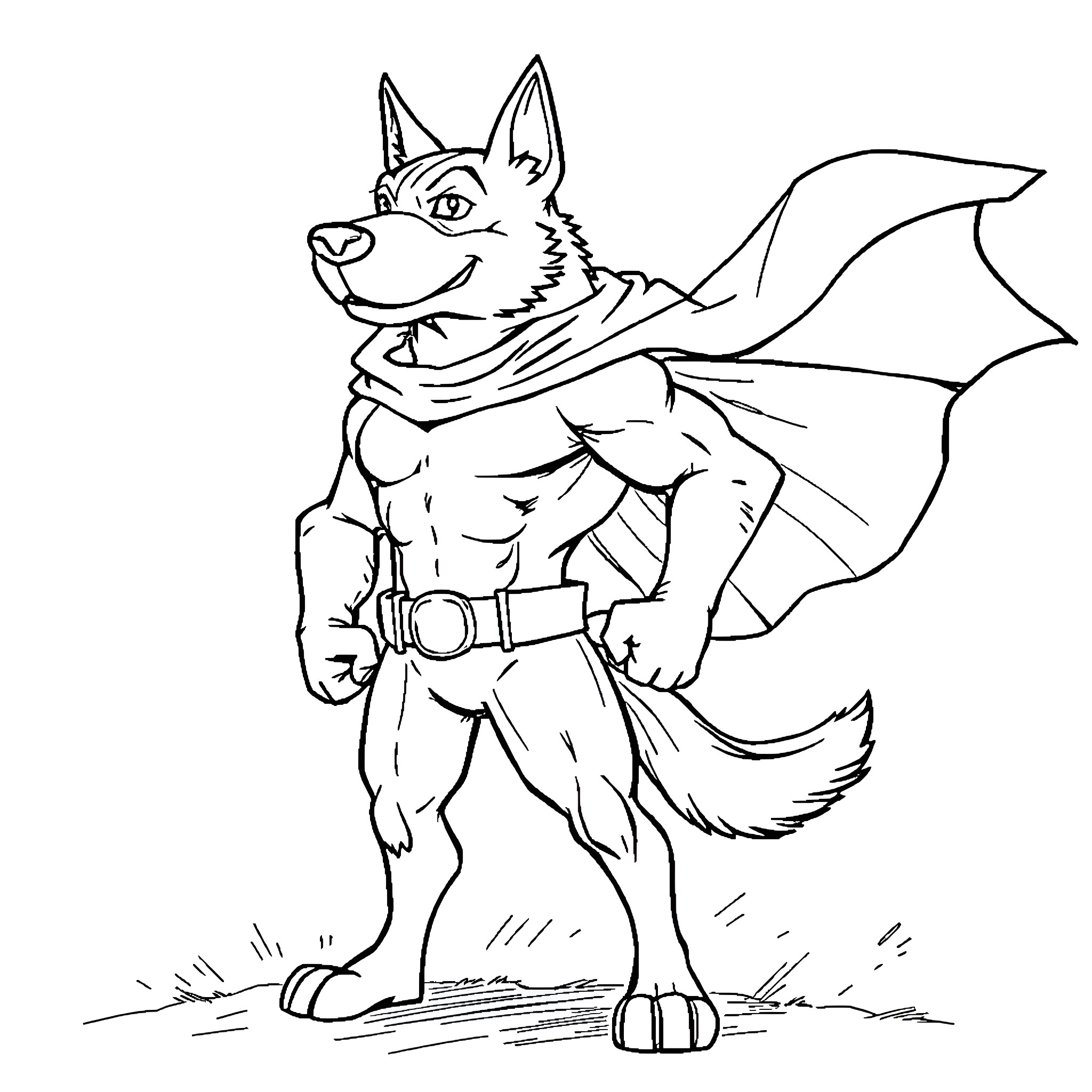 Best Dogman Coloring Pages (Free Printable PDF)