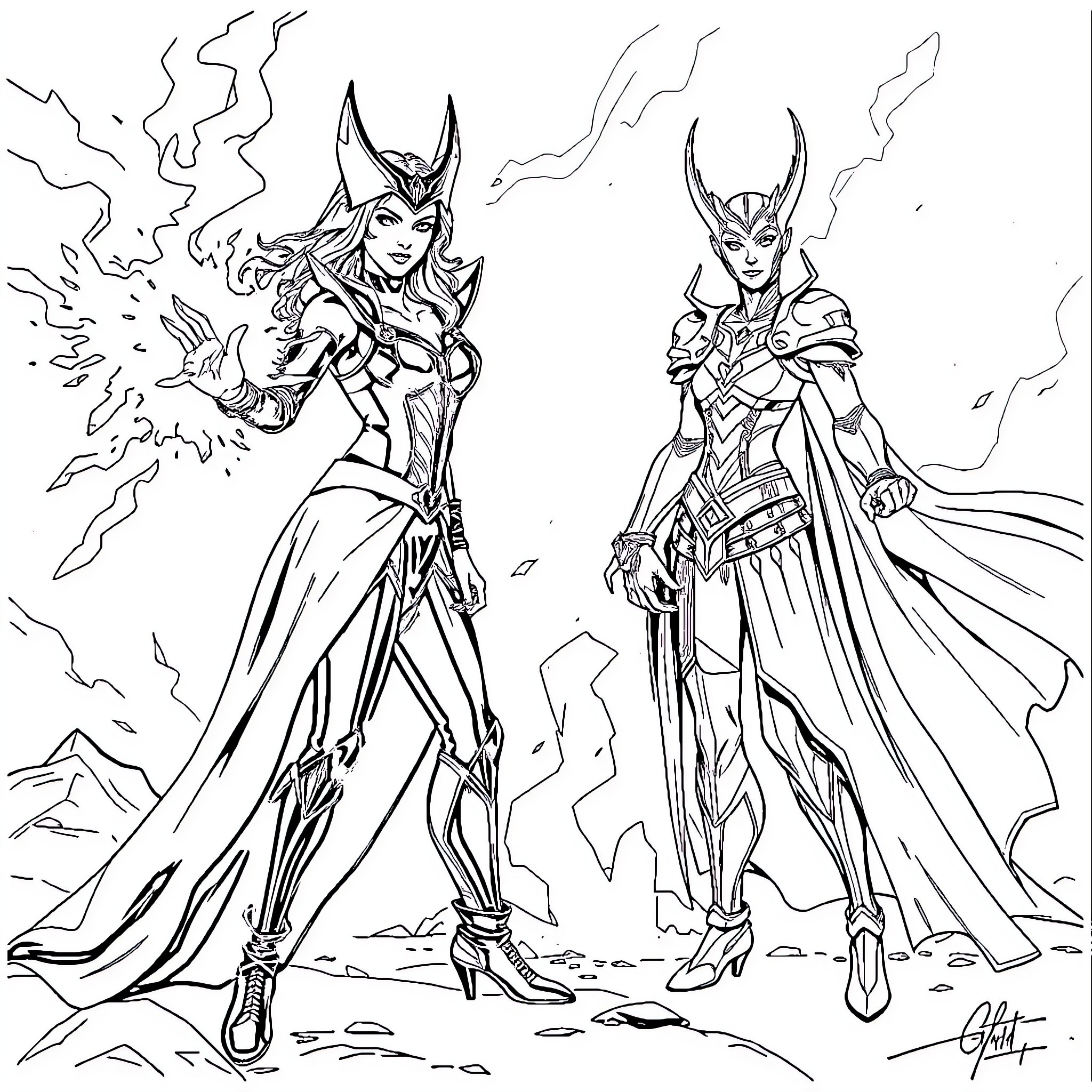Best Scarlet Witch Coloring Pages (Free Printable PDF)