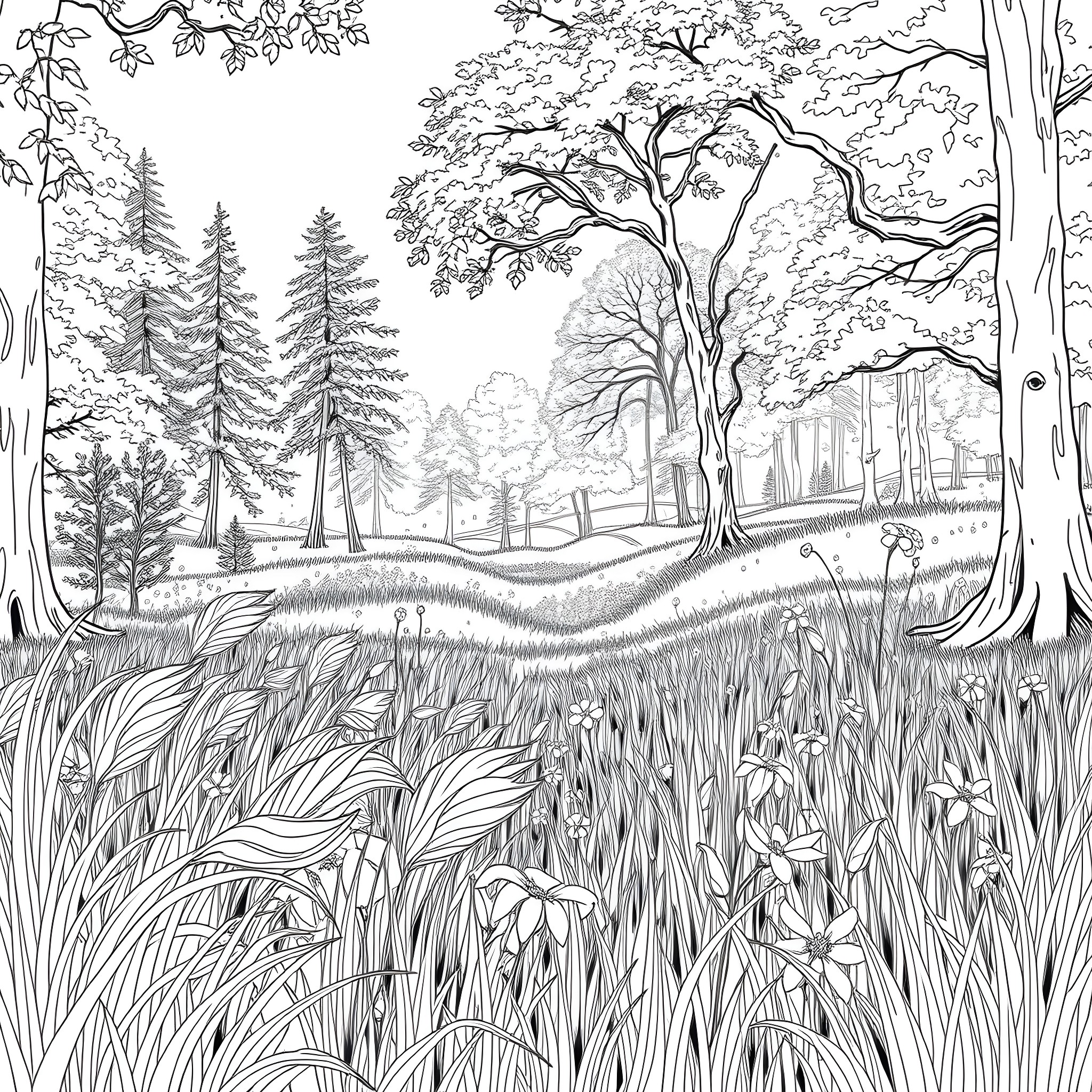 84 Best Forest Coloring Pages (Free Printable PDFs)