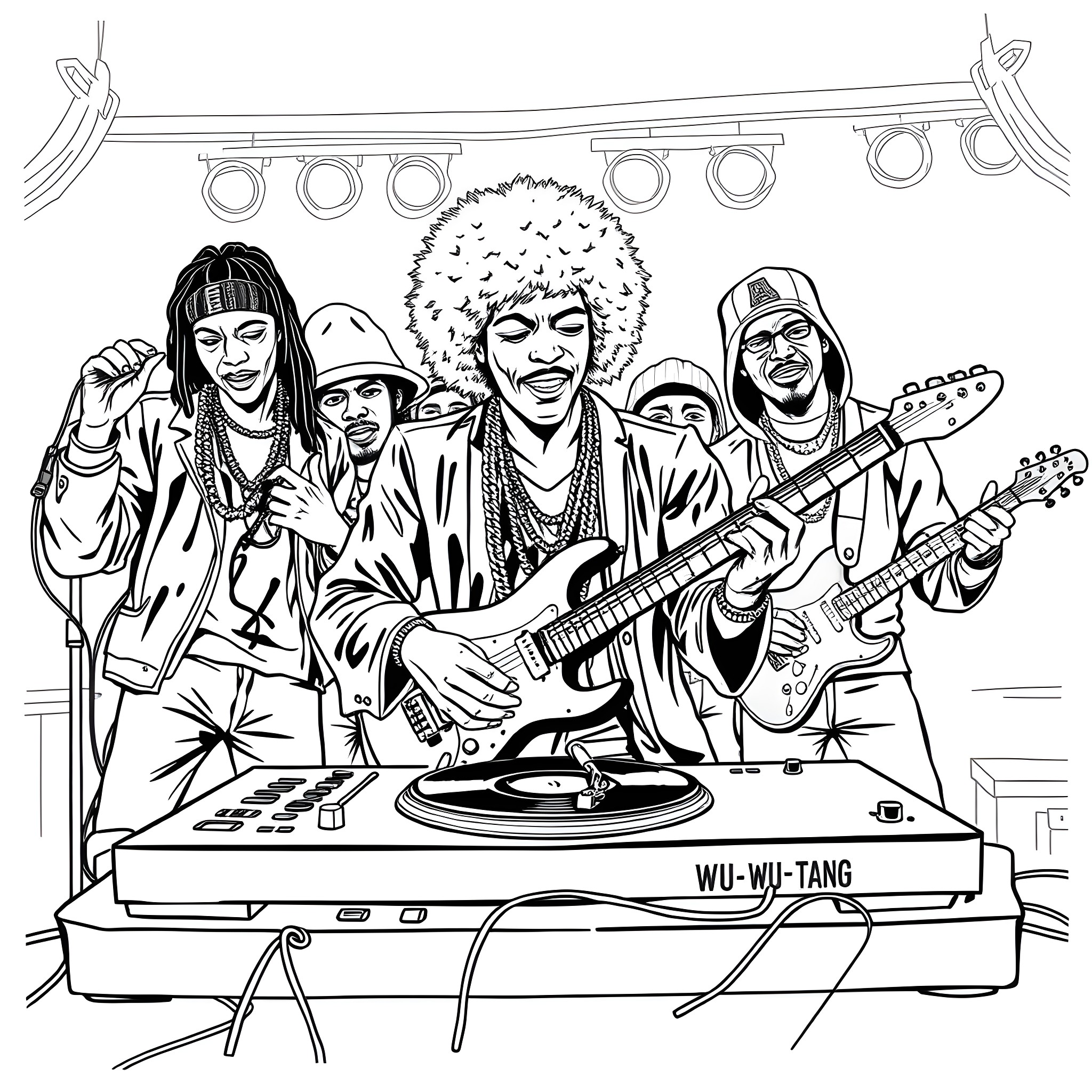5 Best Jimi Hendrix Coloring Pages (Free Printable PDFs)