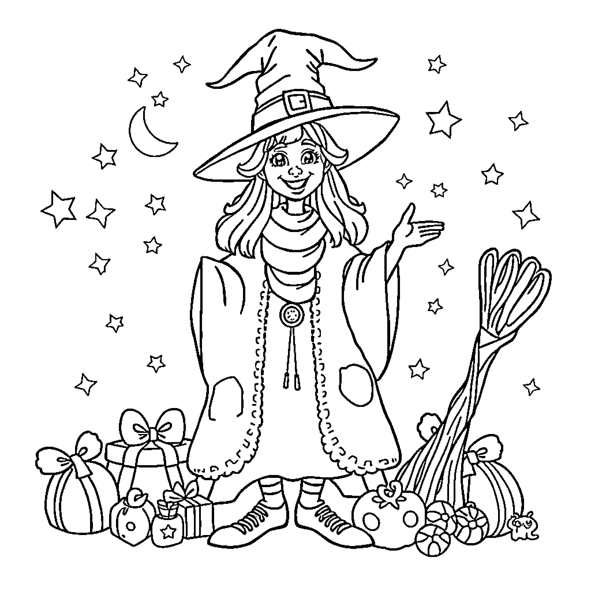 Best Witch Coloring Pages (Free Printable PDF)