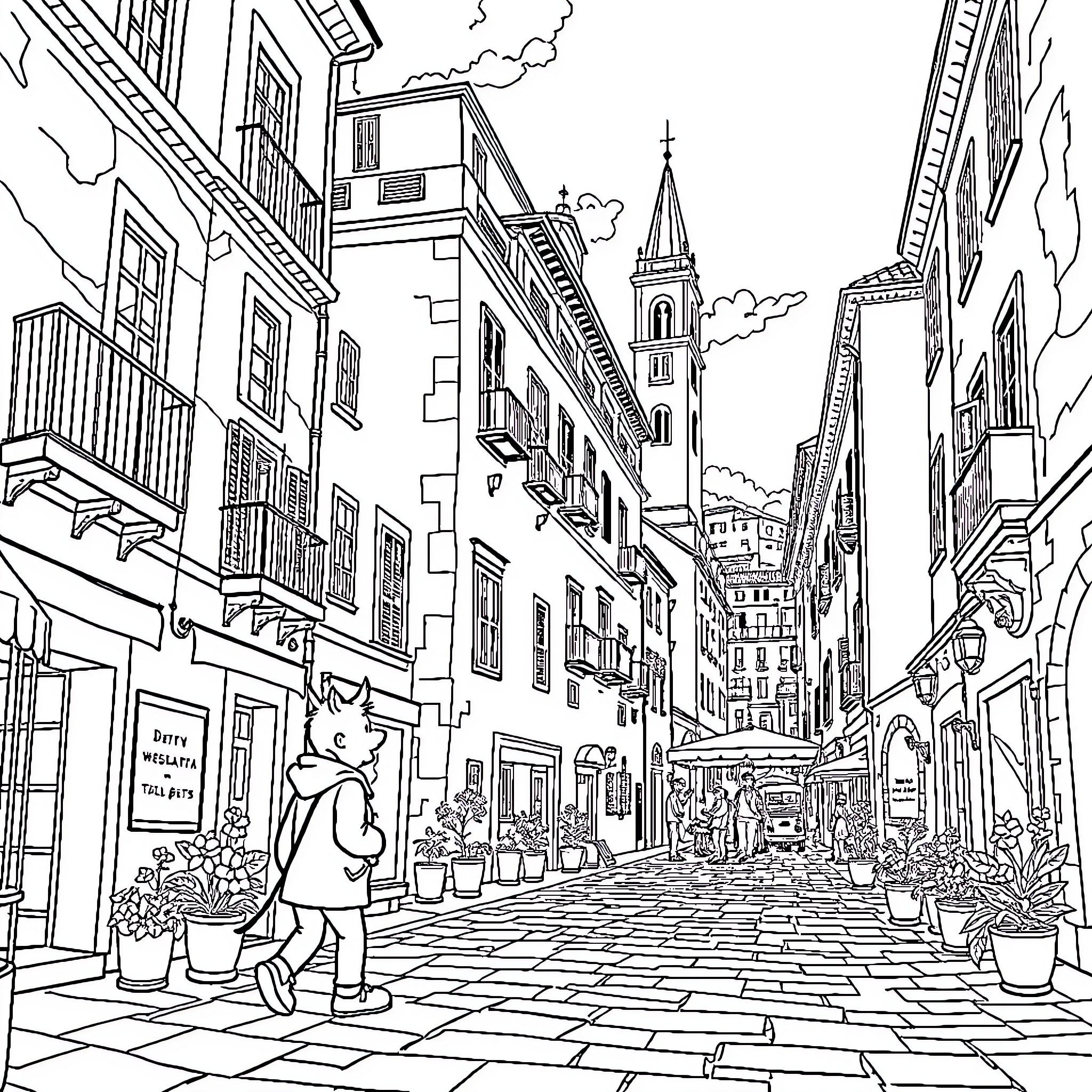 Best Tintin Coloring Pages (Free Printable PDF)