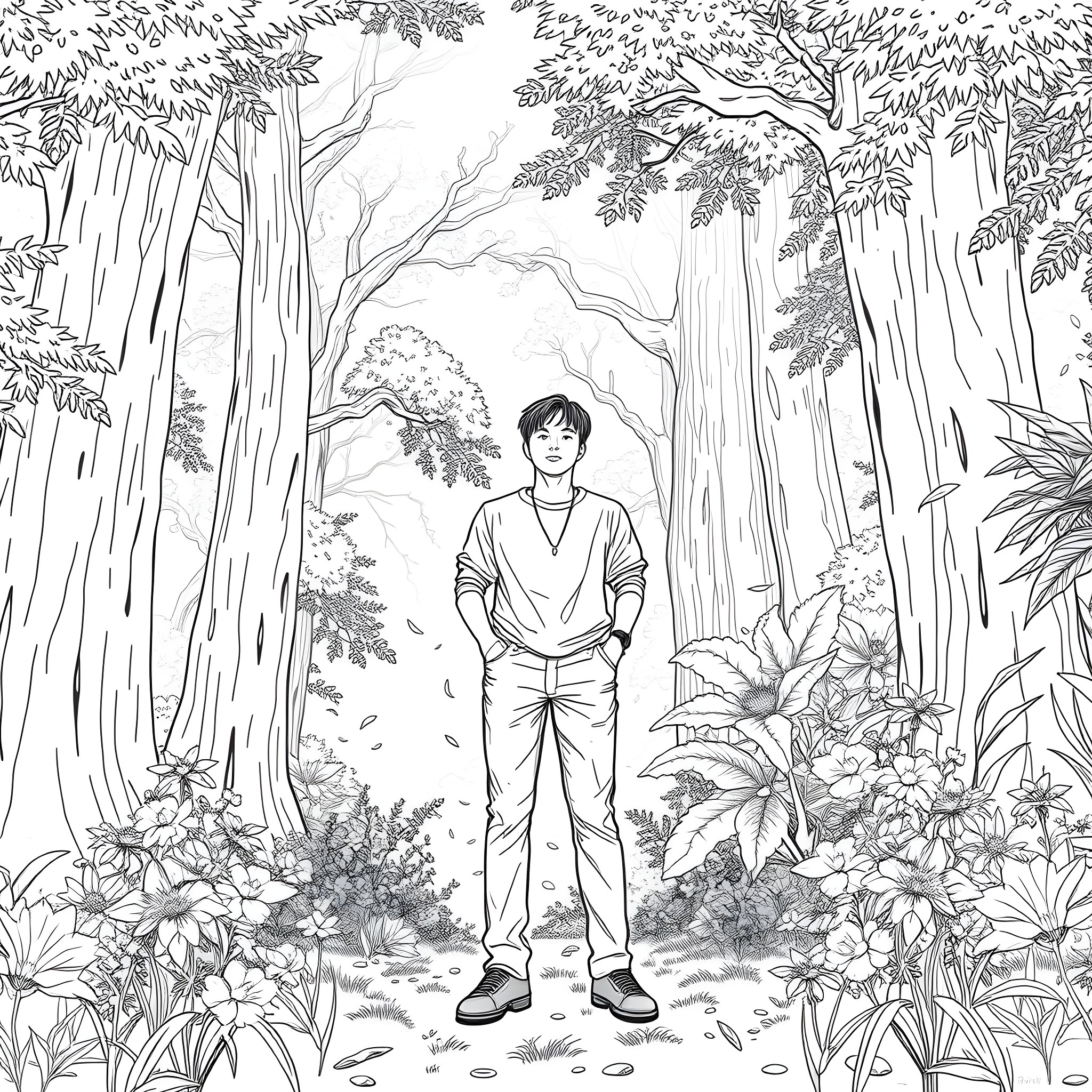 Best Asian Male Coloring Pages (Free Printable PDF)