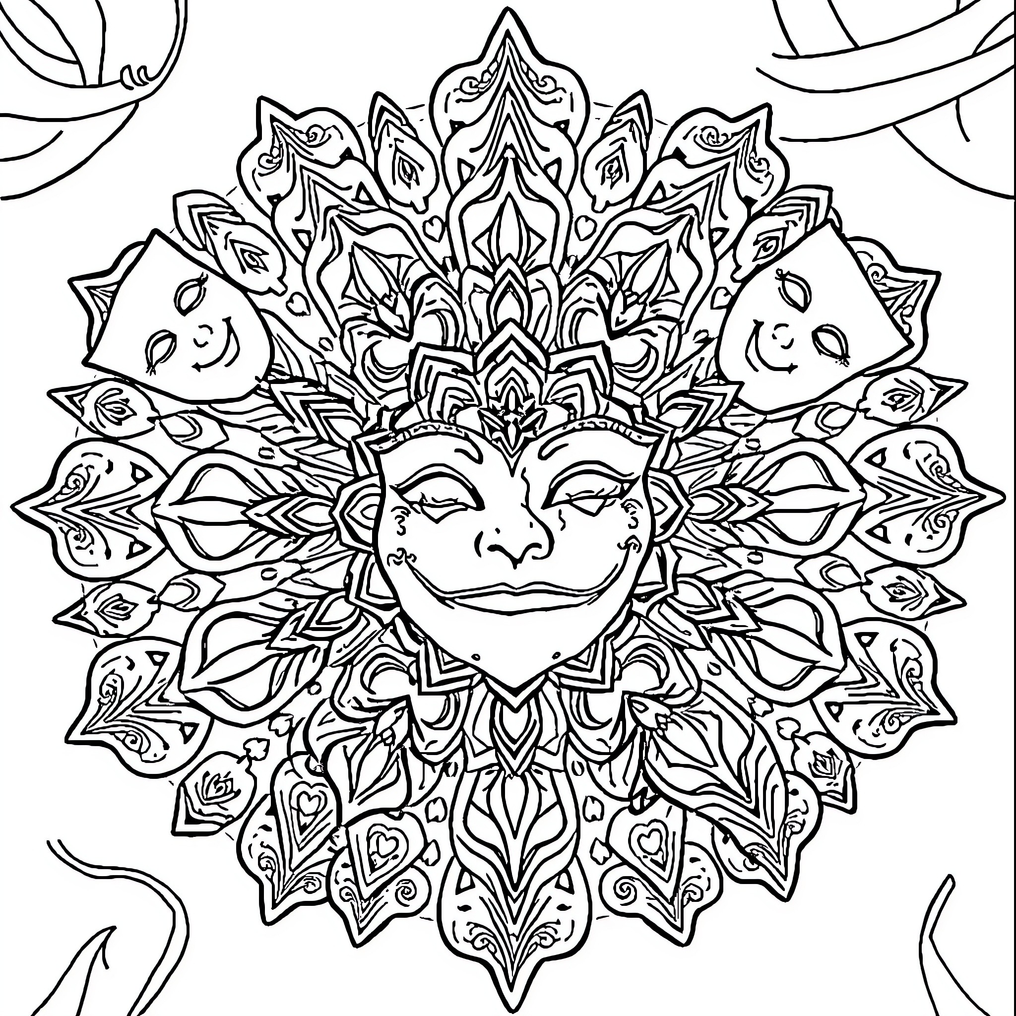 Best Theater Mask Coloring Pages (Free Printable PDF)