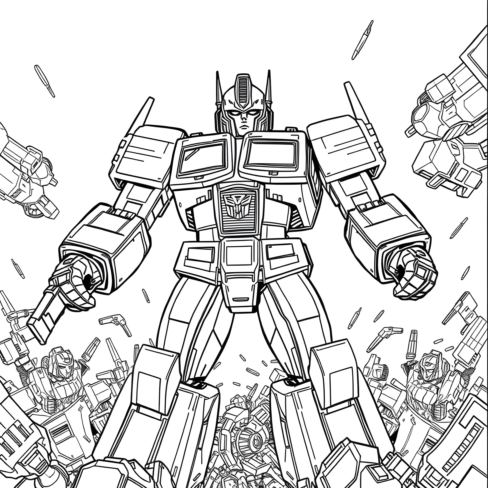 235 Best Optimus Prime Coloring Pages (Free Printable PDFs)