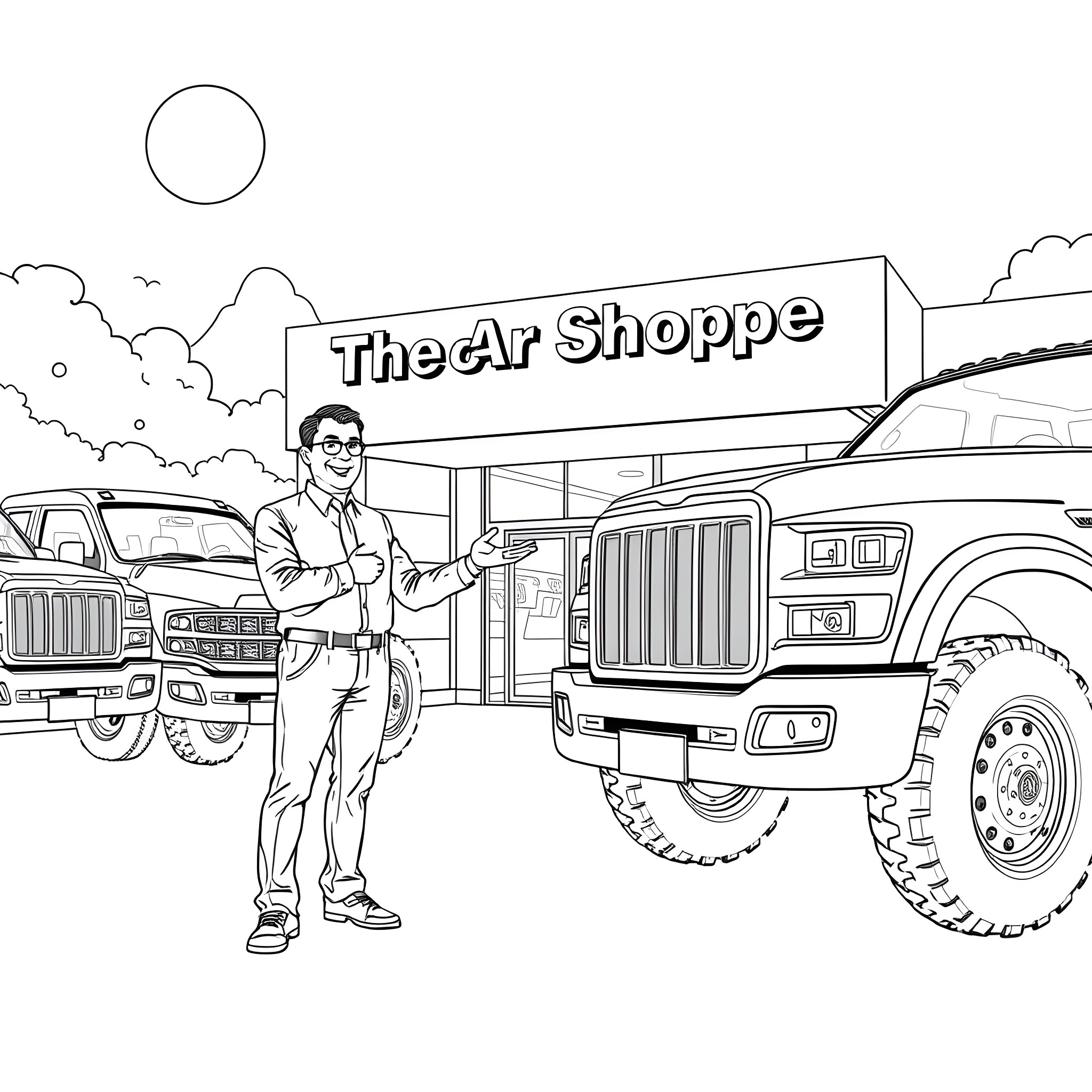 4 Best Salesman Coloring Pages (Free Printable PDFs)