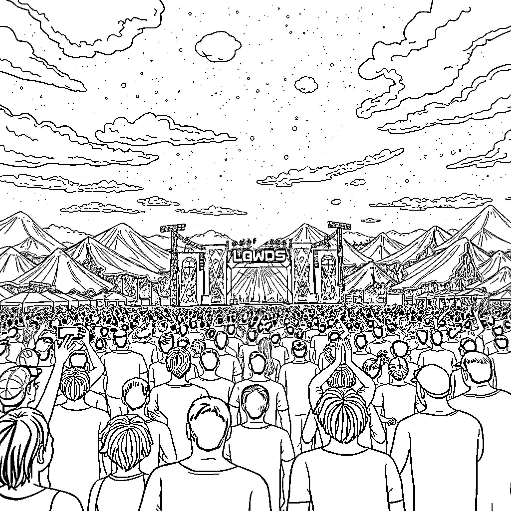 Best Festival Coloring Pages (Free Printable PDF)