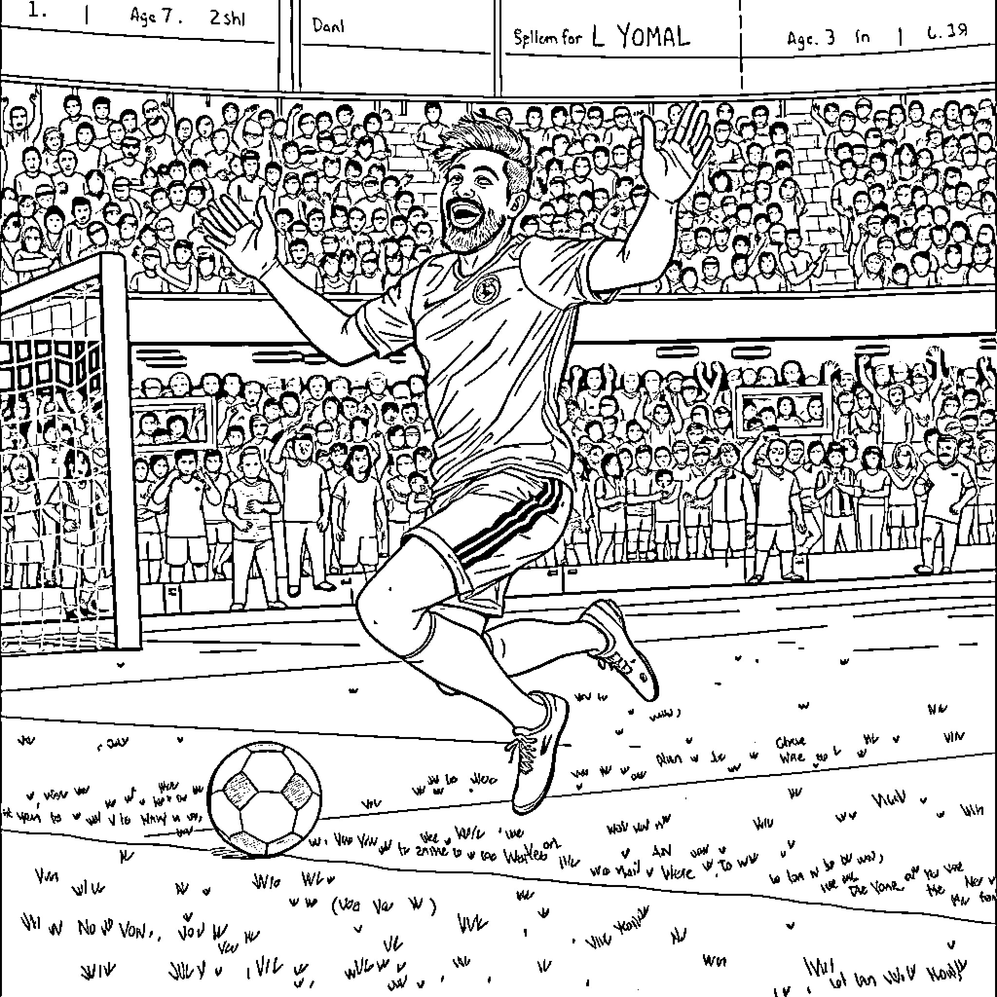 Best Lamine Yamal Coloring Pages (Free Printable PDF)