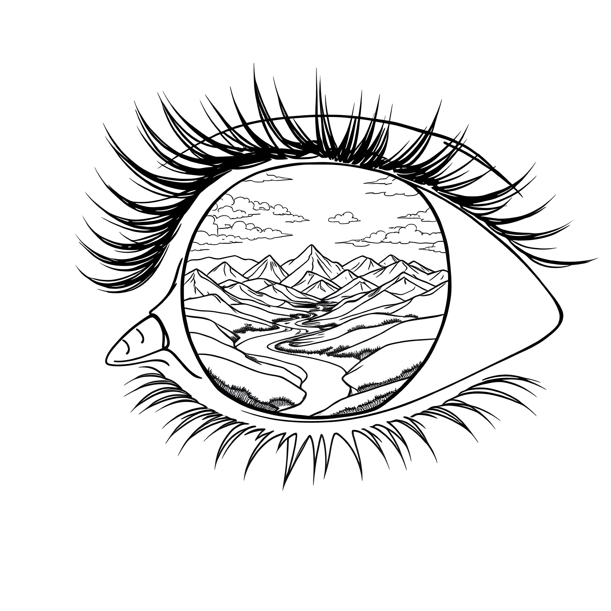 Best Eye Coloring Pages (Free Printable PDF)