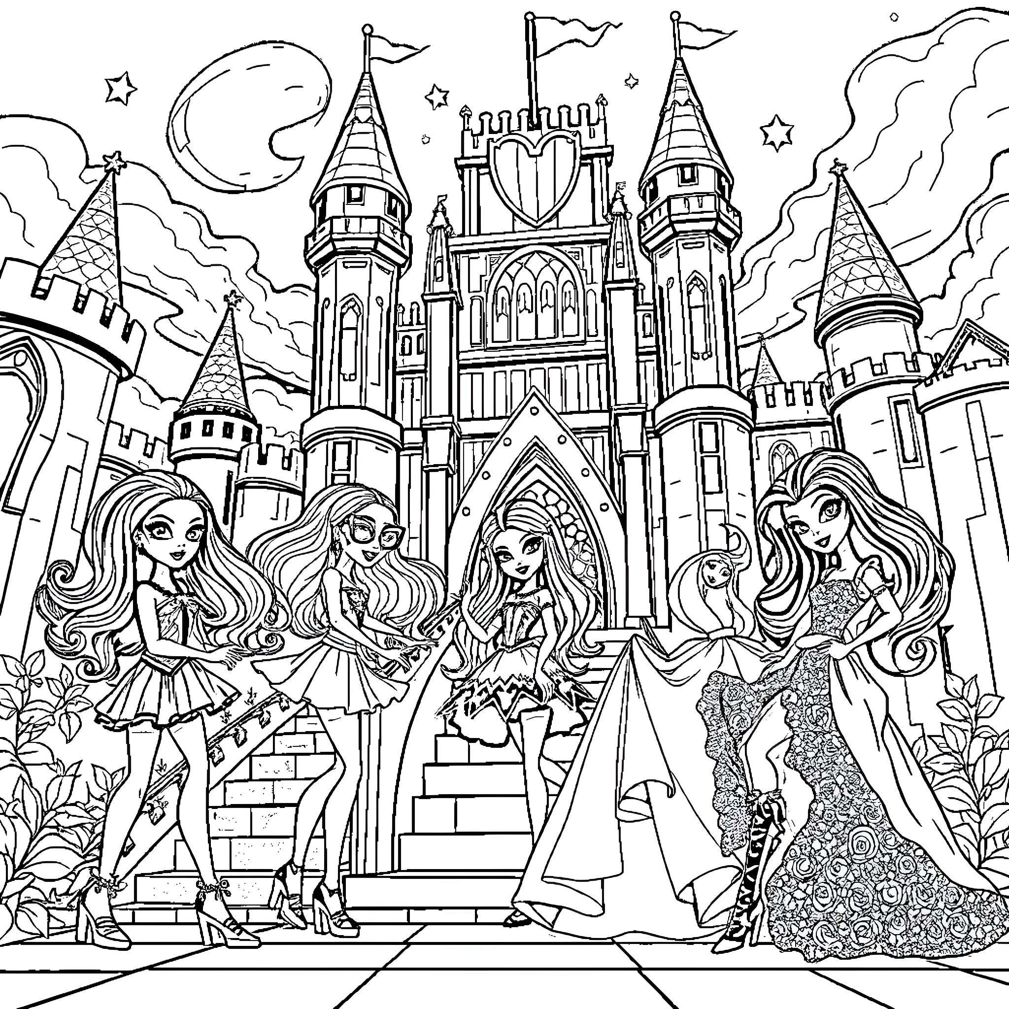 Best Monster High Coloring Pages (Free Printable PDF)