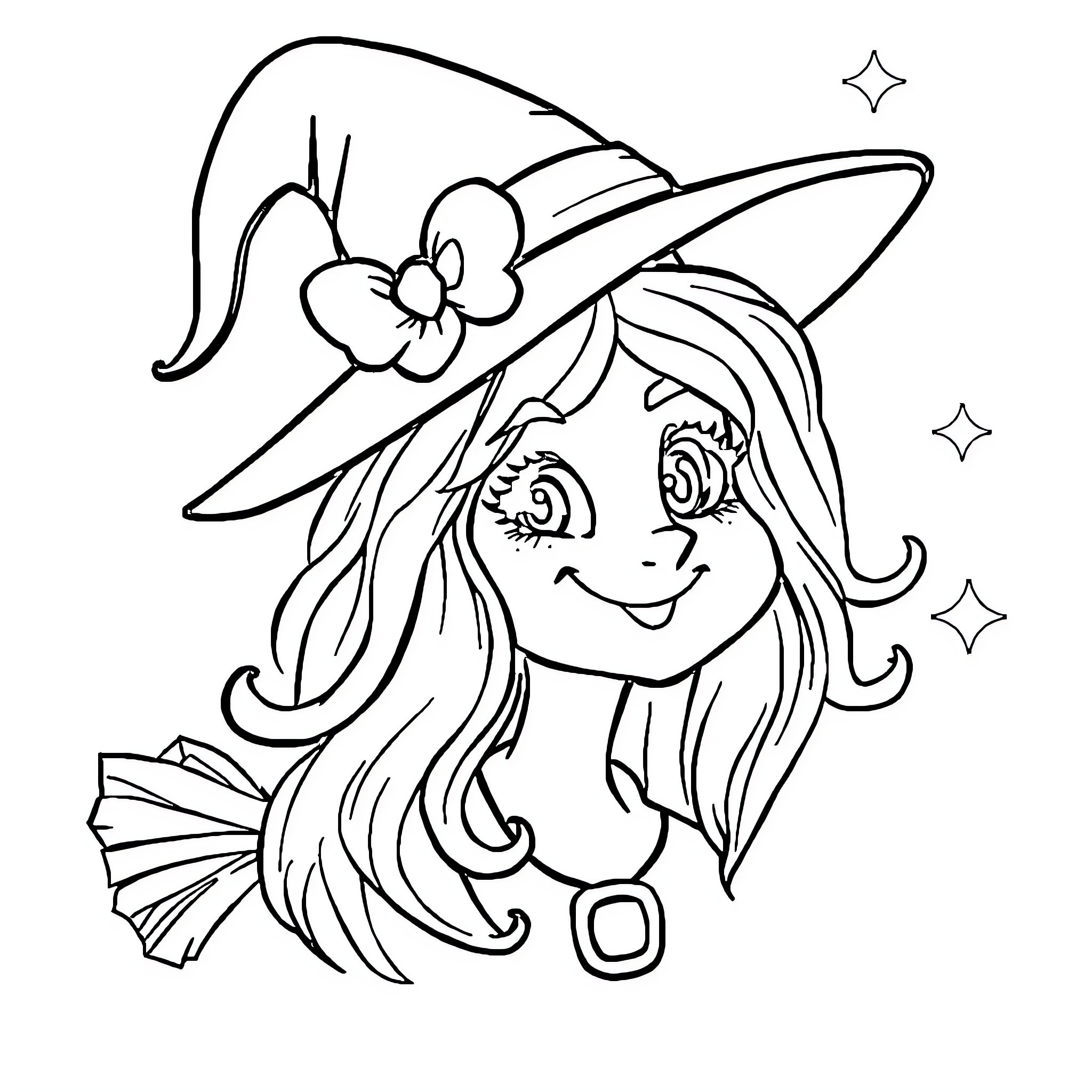 187 Best Witch Coloring Pages (Free Printable PDFs)