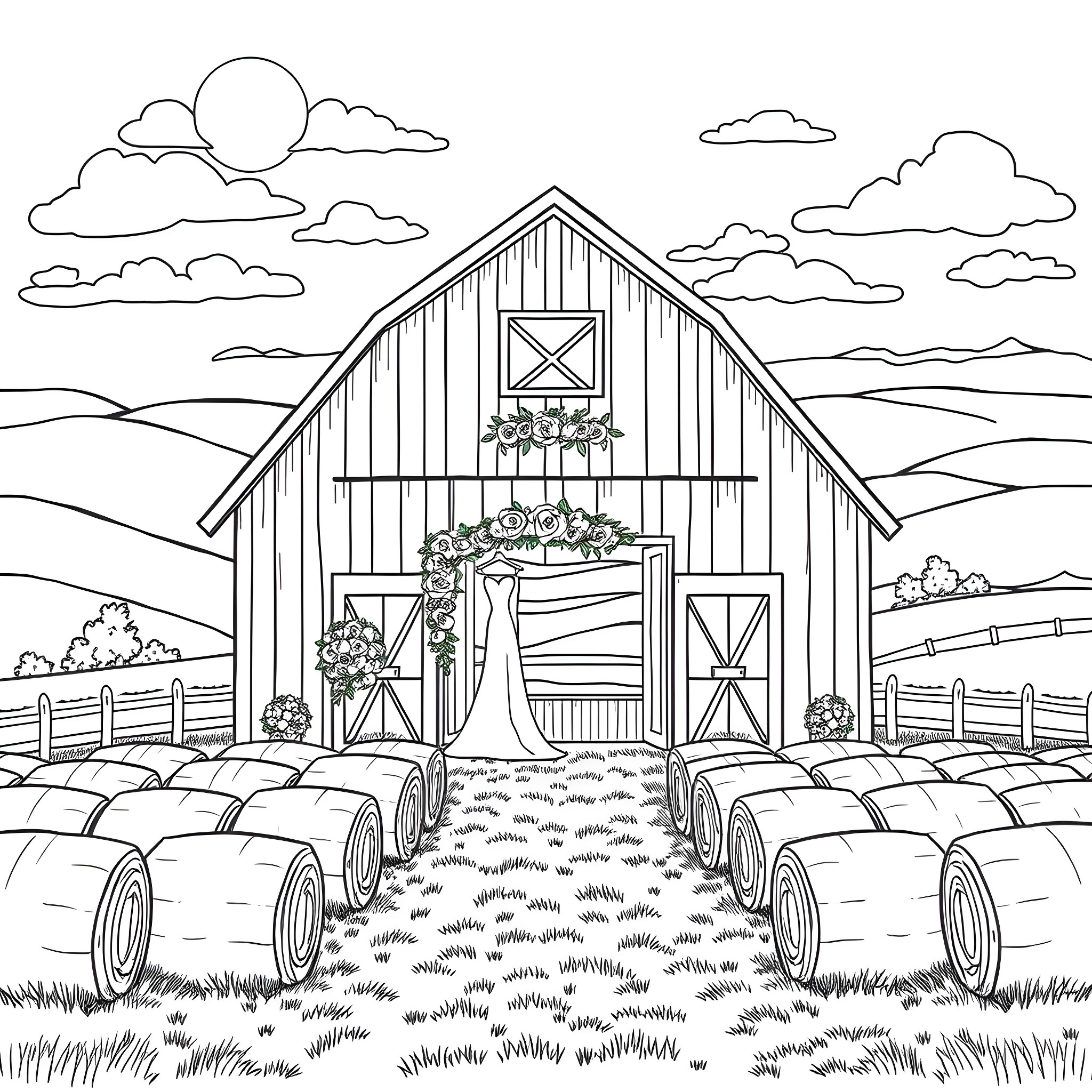 Best Wedding Coloring Pages (Free Printable PDF)